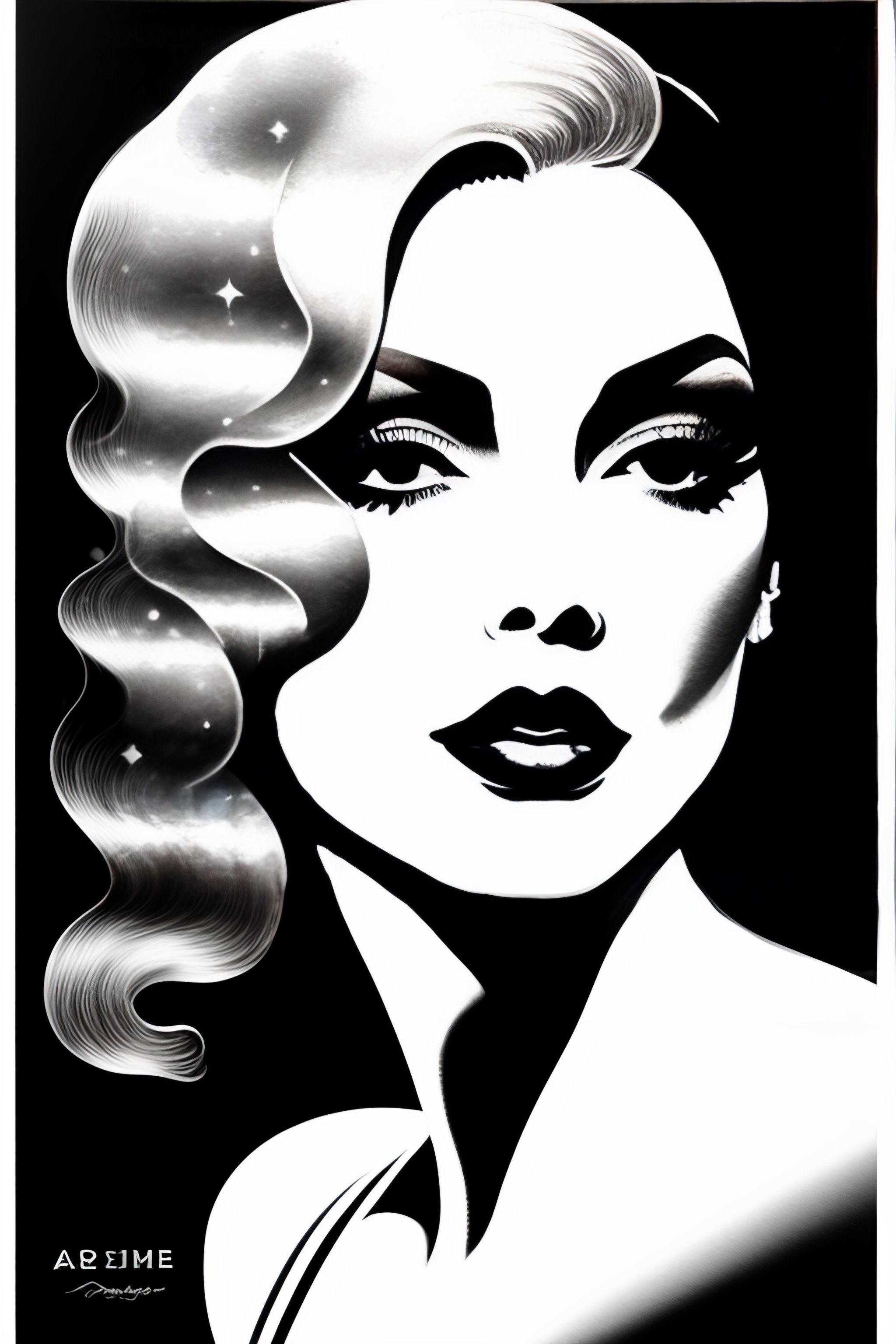 Lexica - Creature feminine mystique, tres belle, silhouette, magicienne ...