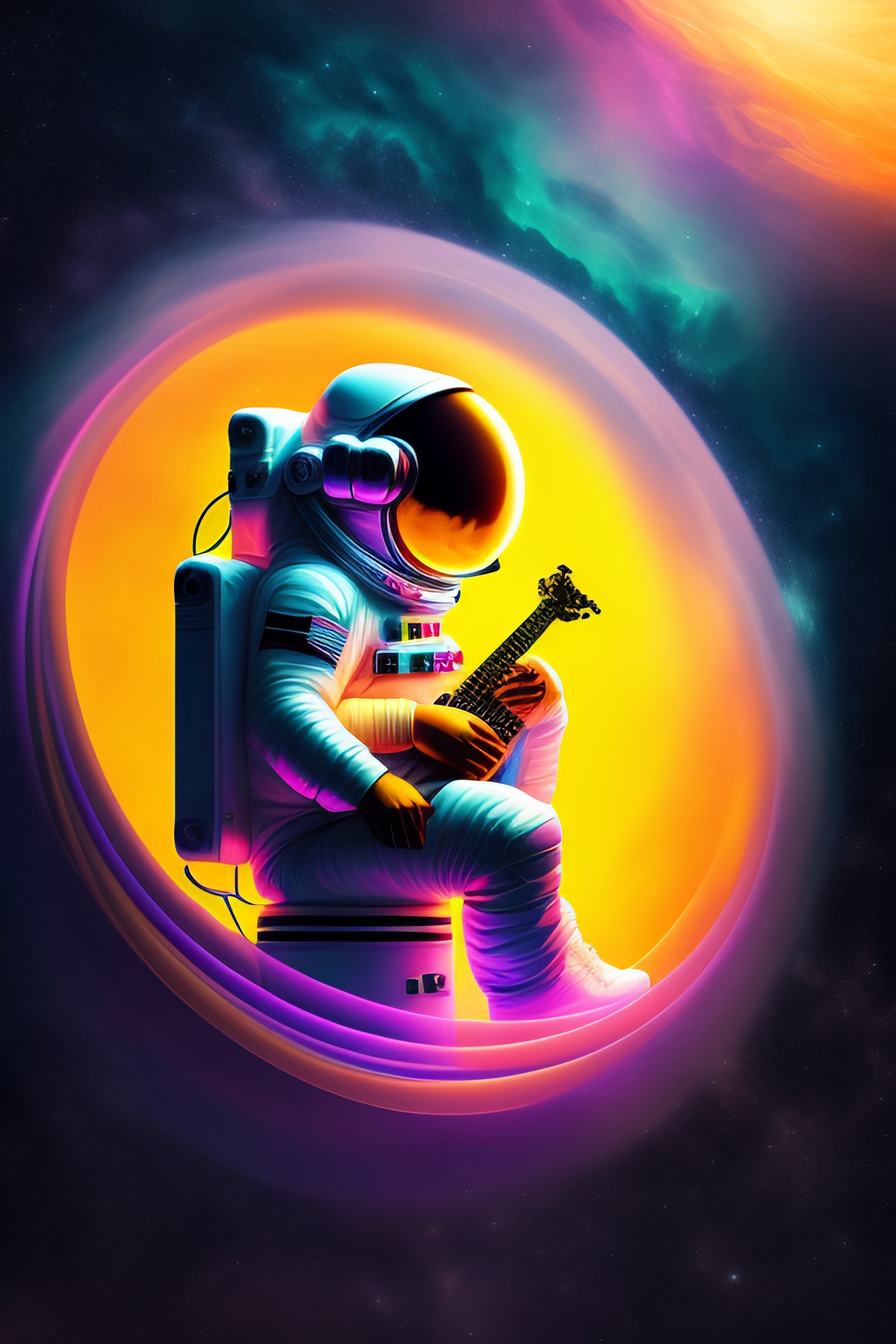 Lexica - Astronaut making music in space