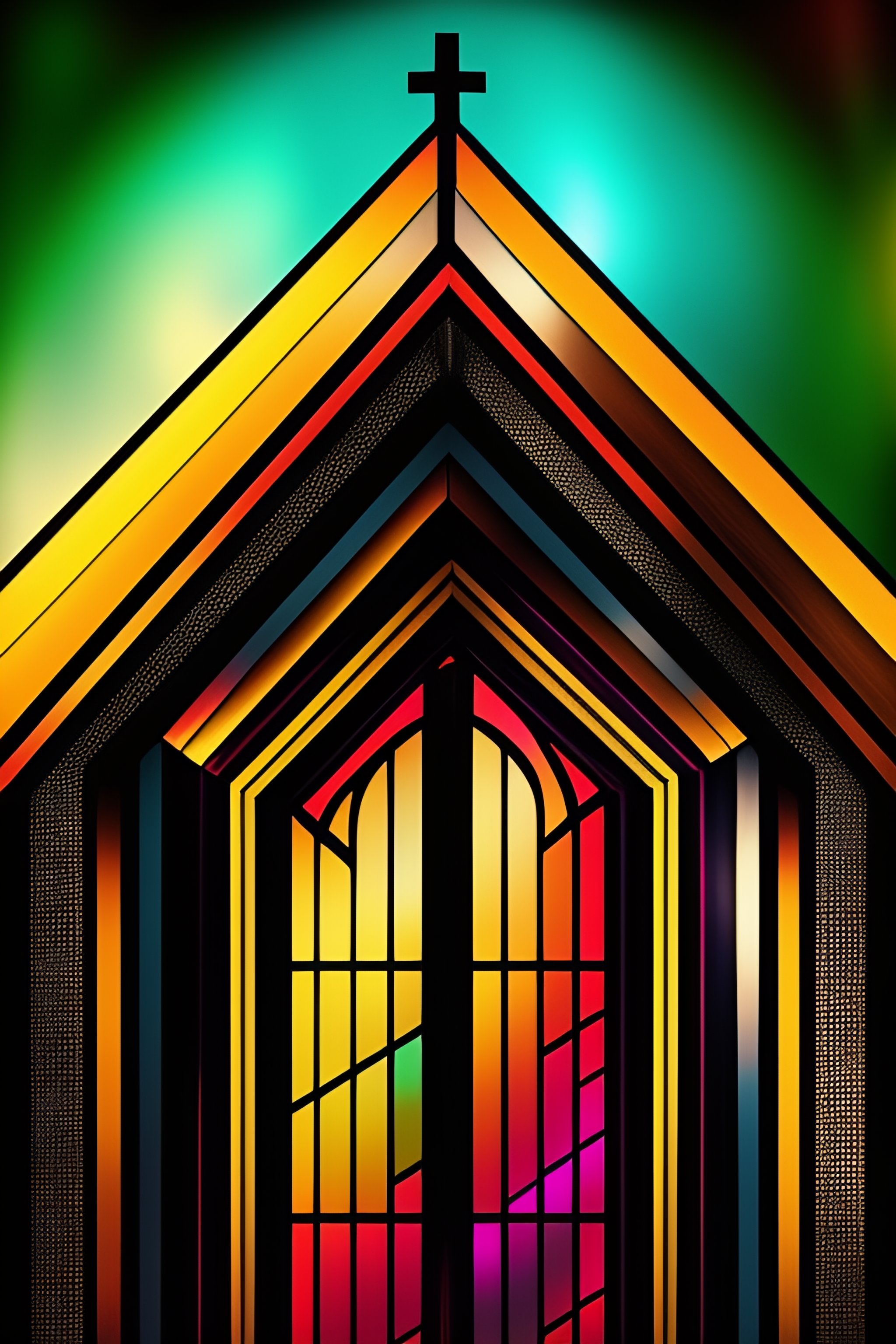 Church Stained Glass Texture