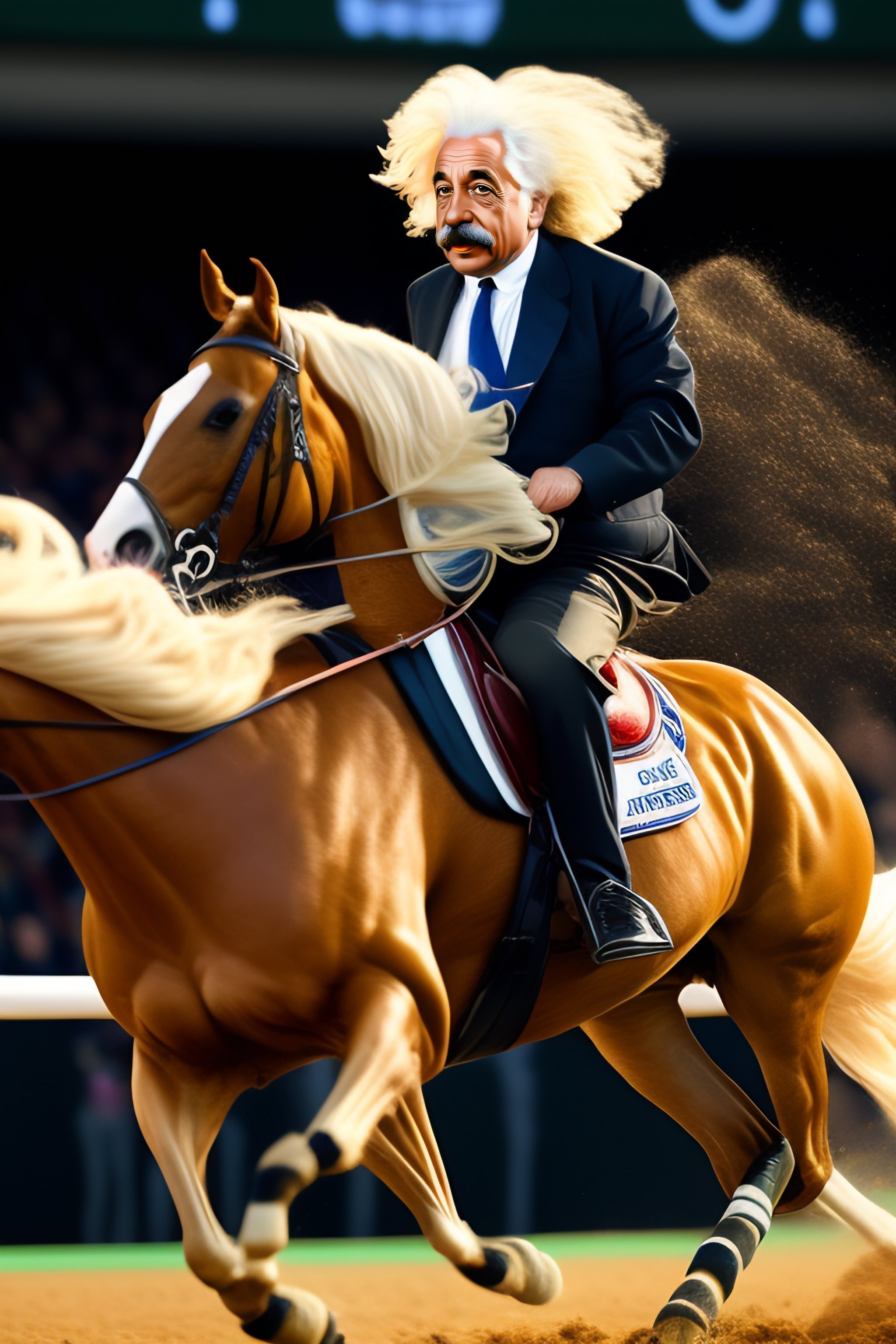 Lexica - Einstein riding