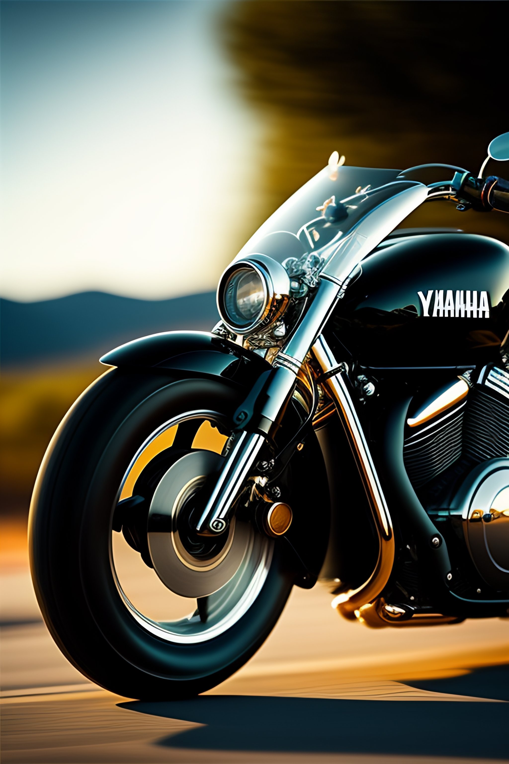 Lexica - Yamaha 115 Motorcycle Glass Chrome