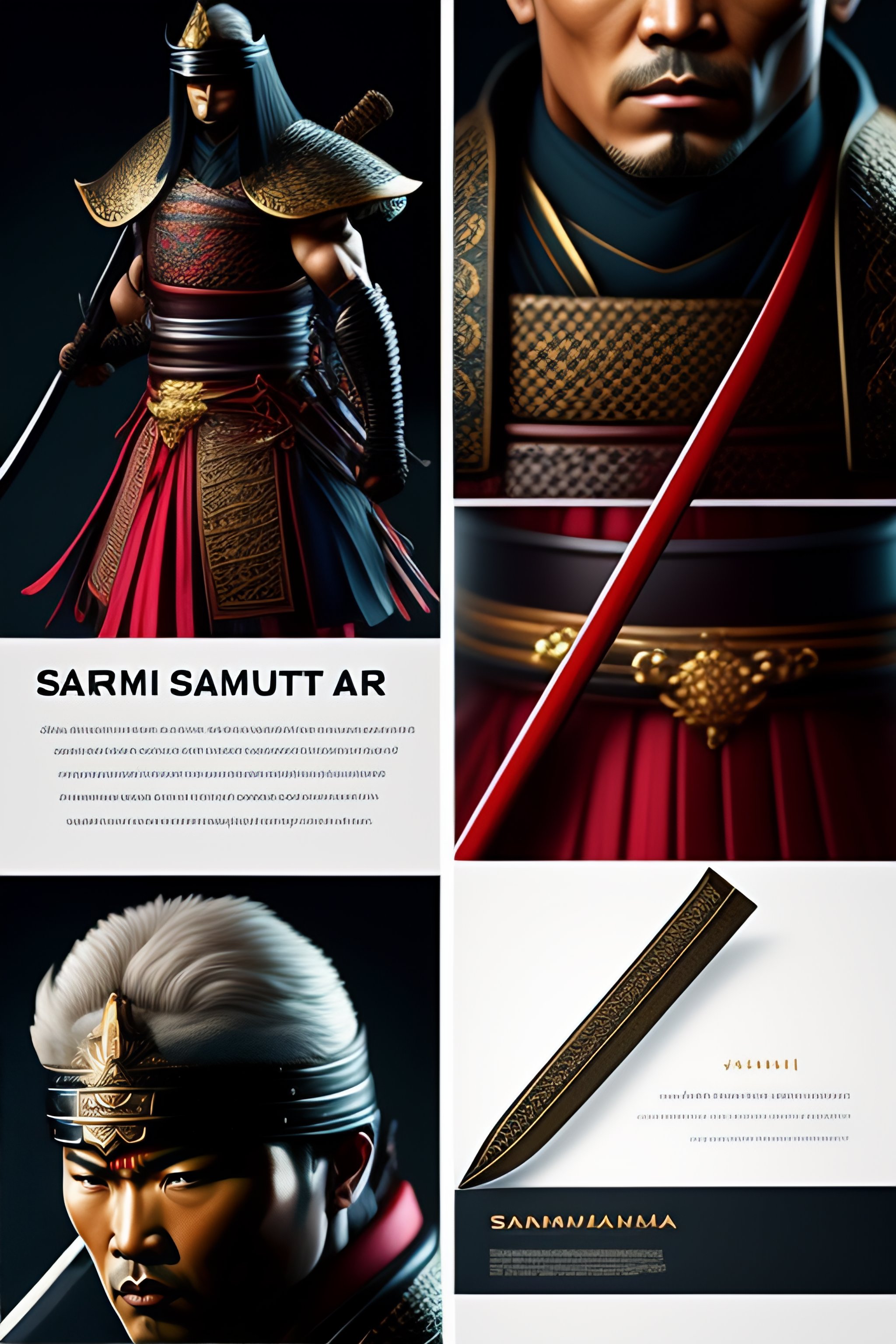 Lexica - Samurai katana realistic