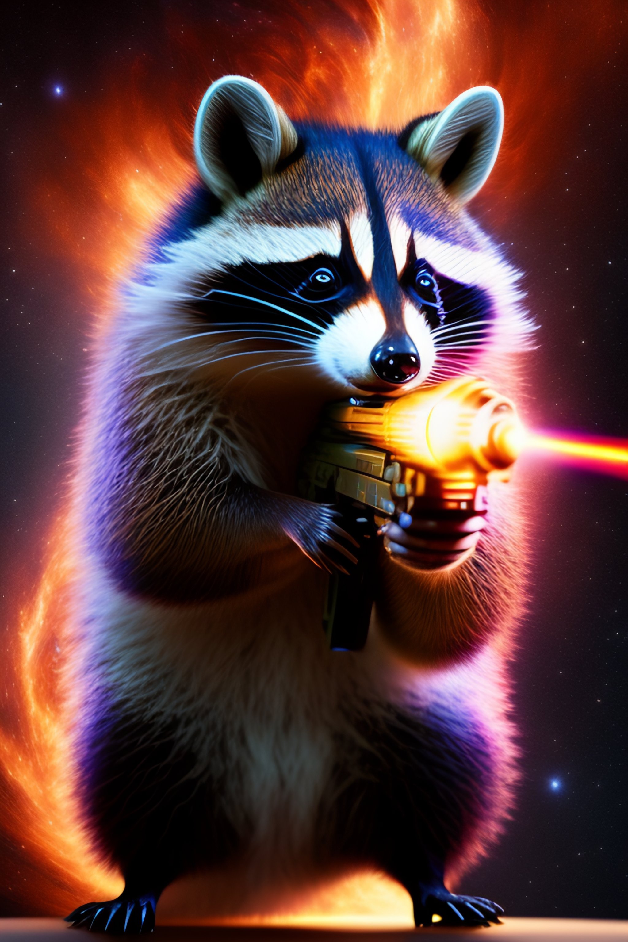 Angry Raccoon