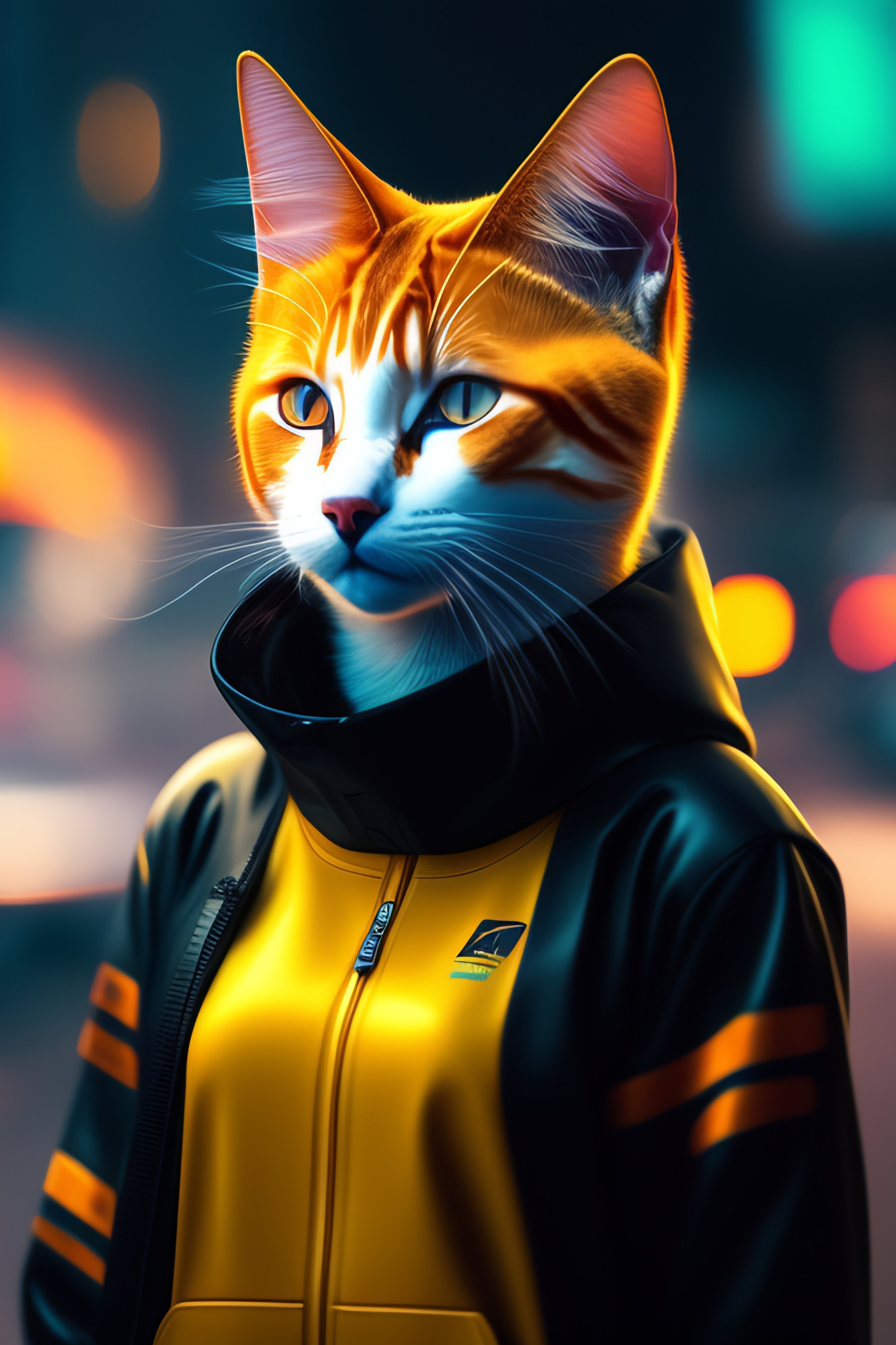 Lexica - 🐈ginger Cyberpunk,
