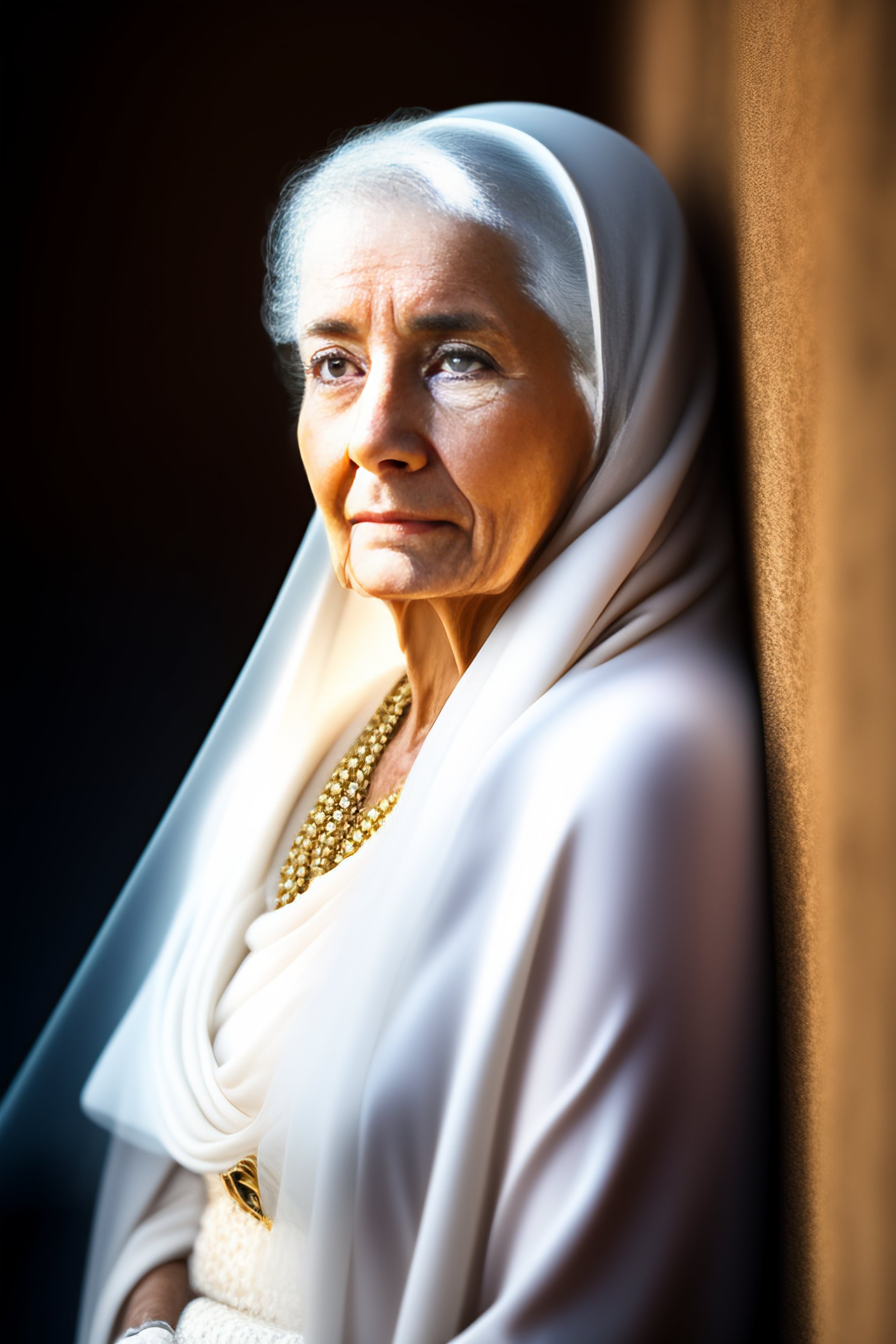 Lexica - An ultrarrealistic photo of a beautiful woman over 85 years ...