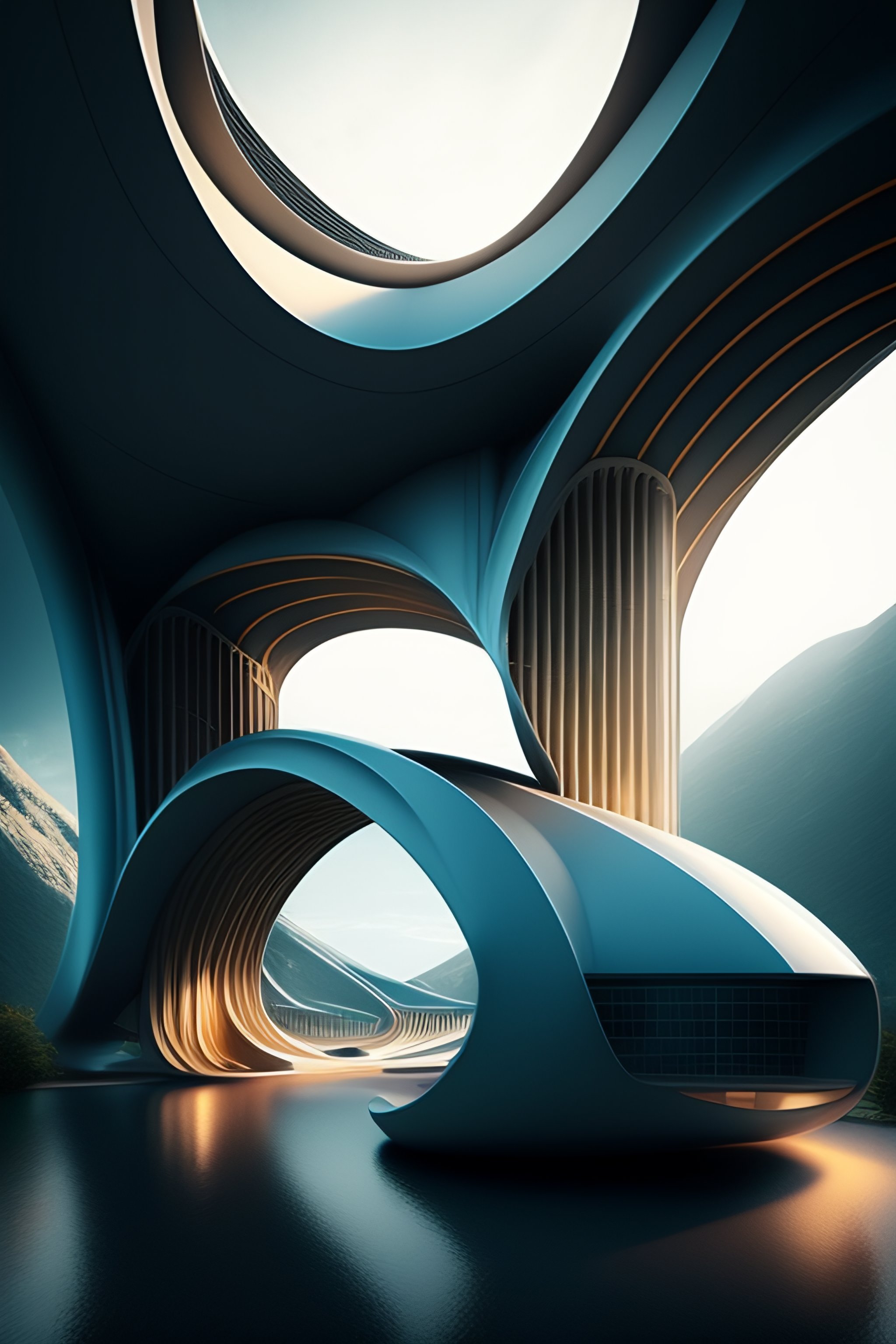 Lexica - New architecture that becomes popular in 2050 with a highway ...