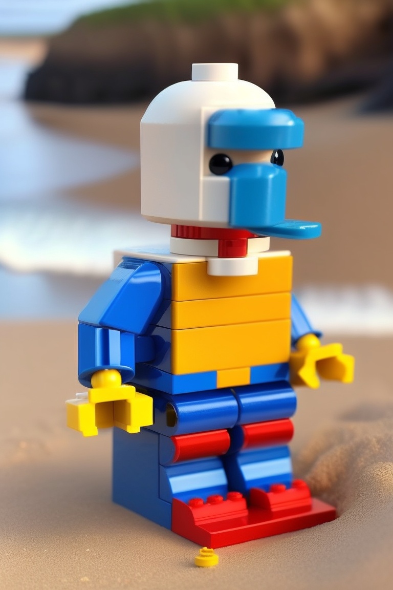 Lexica - I would like you to draw me a puppet with a yellow, red and ...