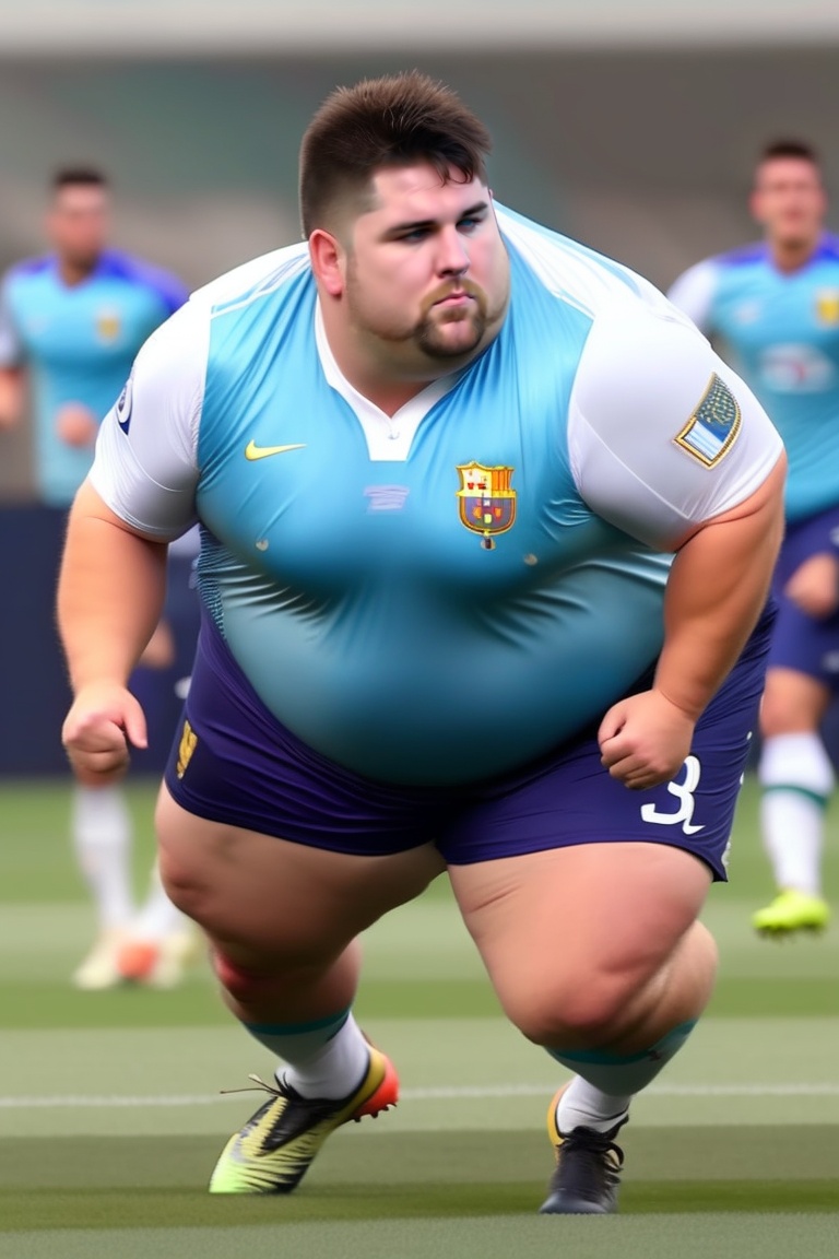 Lexica - Leonal messi got really fat , full body , hd