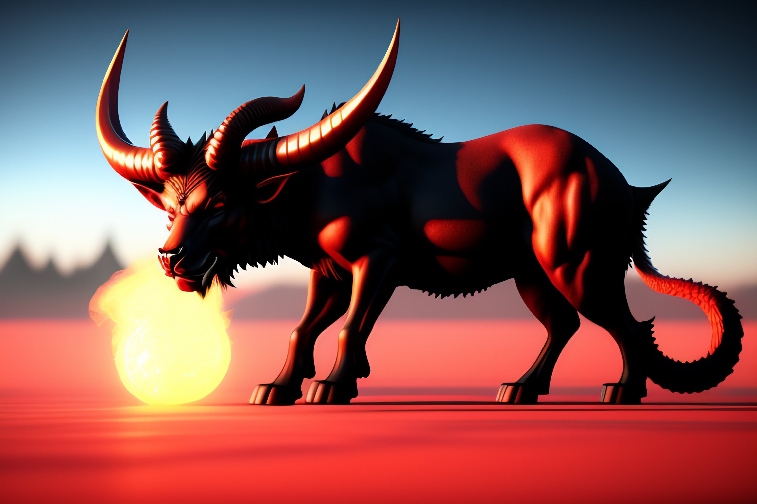 Lexica - Demon satan realistic 8k