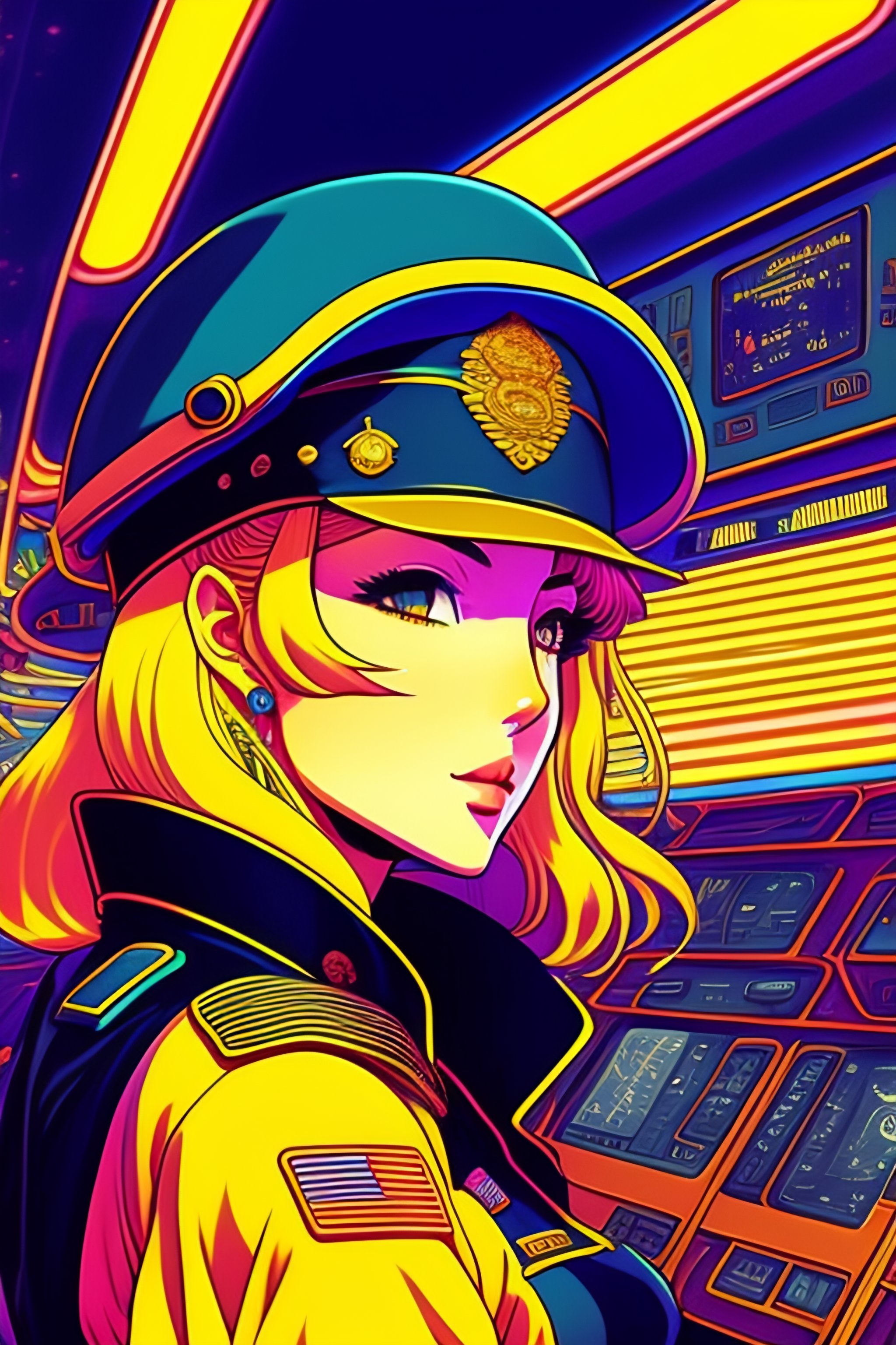 Lexica - Vintage anime style of the 90s. cluttered interior of a ...