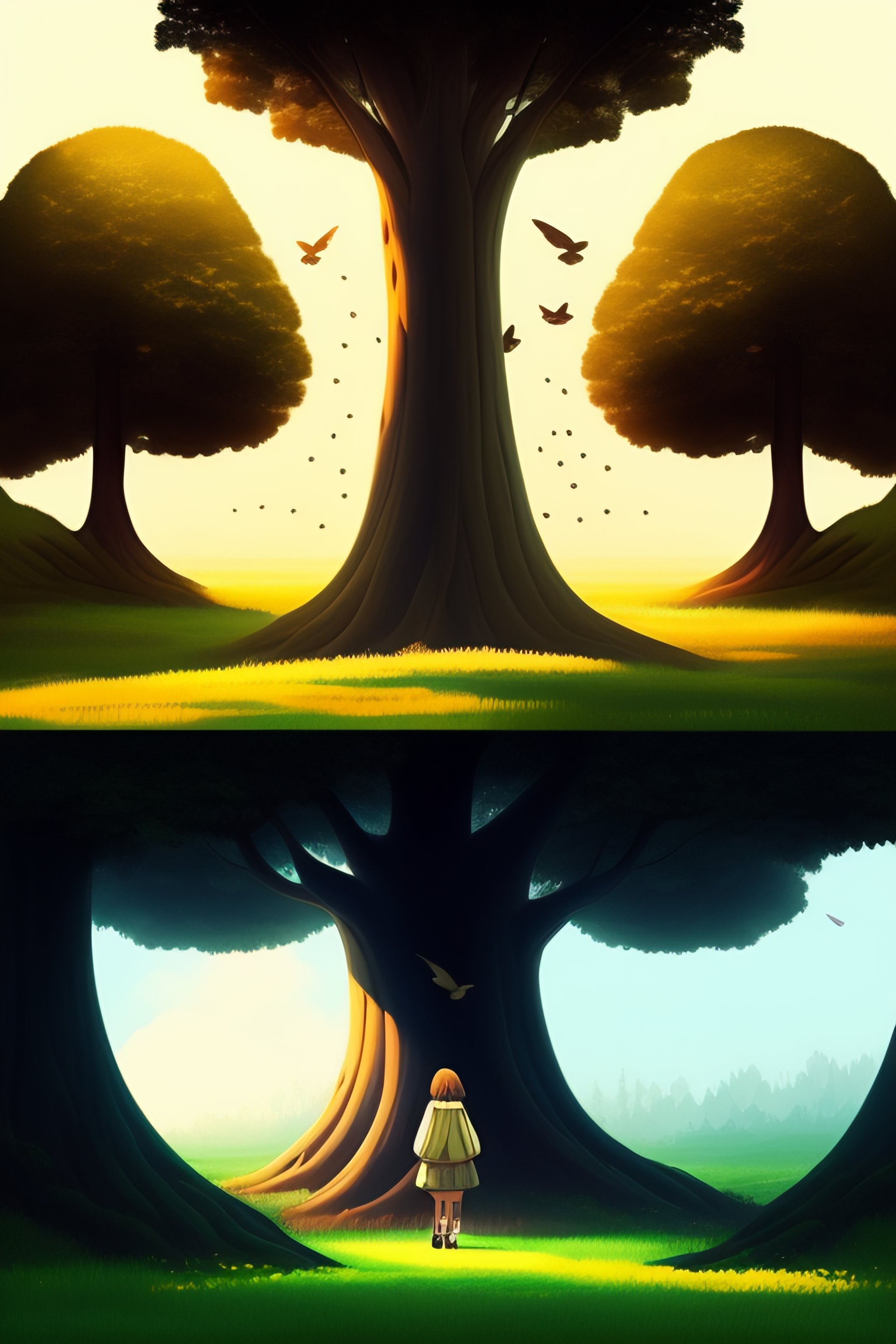 Lexica - The tree of life and darkness in a field of cameras in the ...