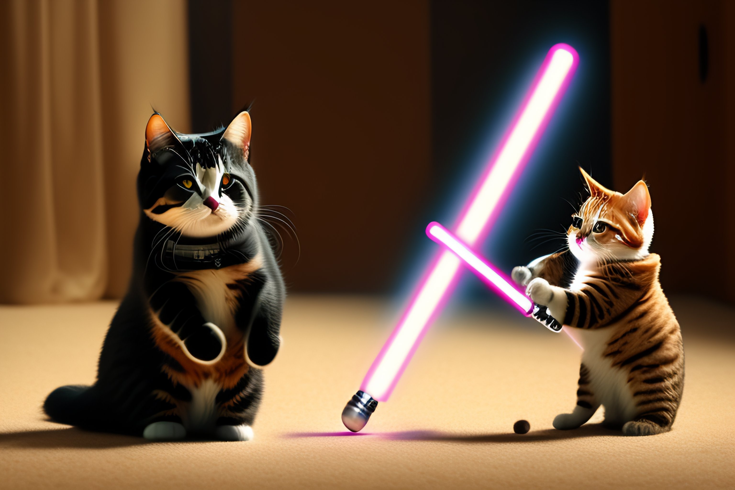 Animals With Lightsaber