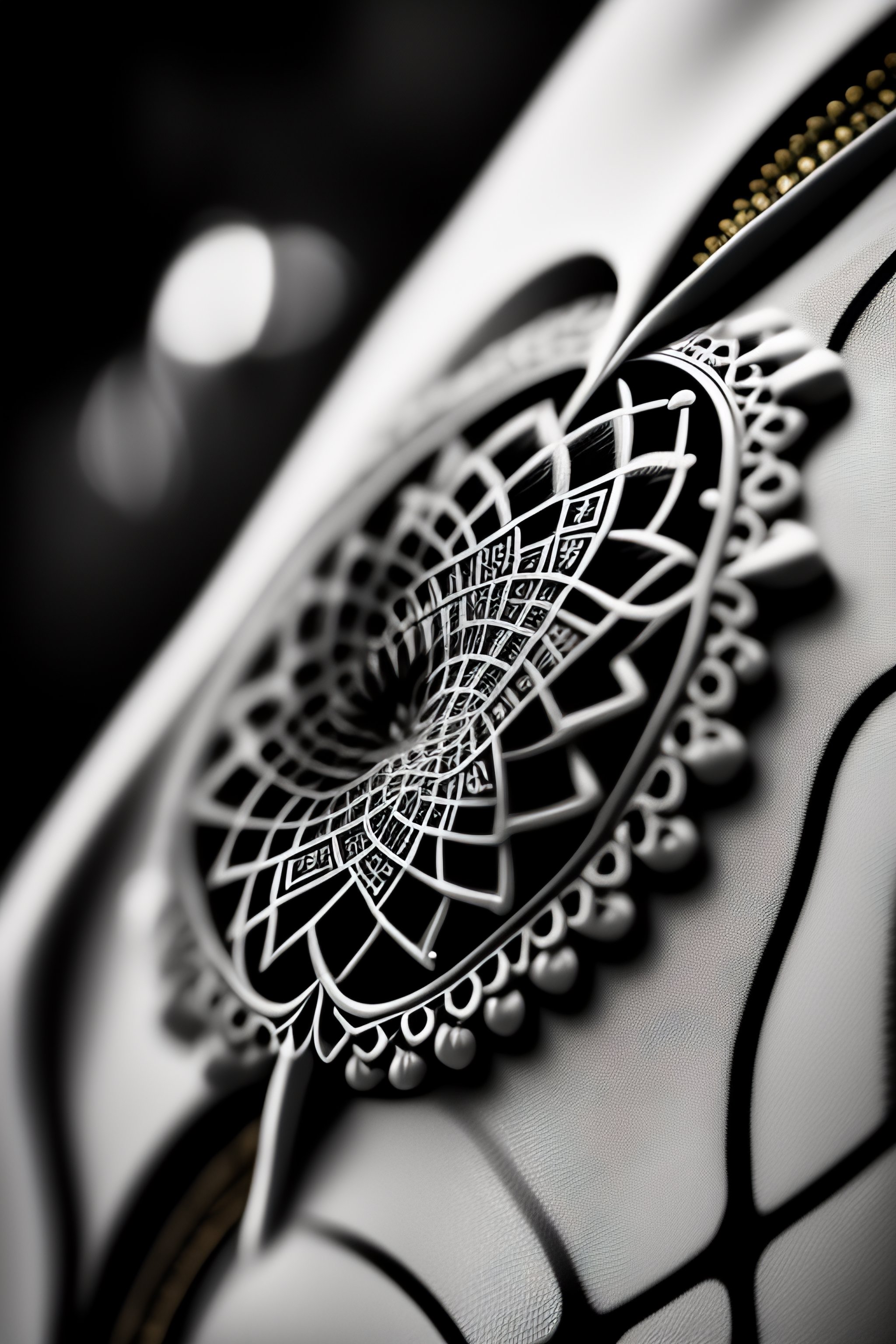 Lexica - A photograph of a unique linework tattoo of a silhouette ...