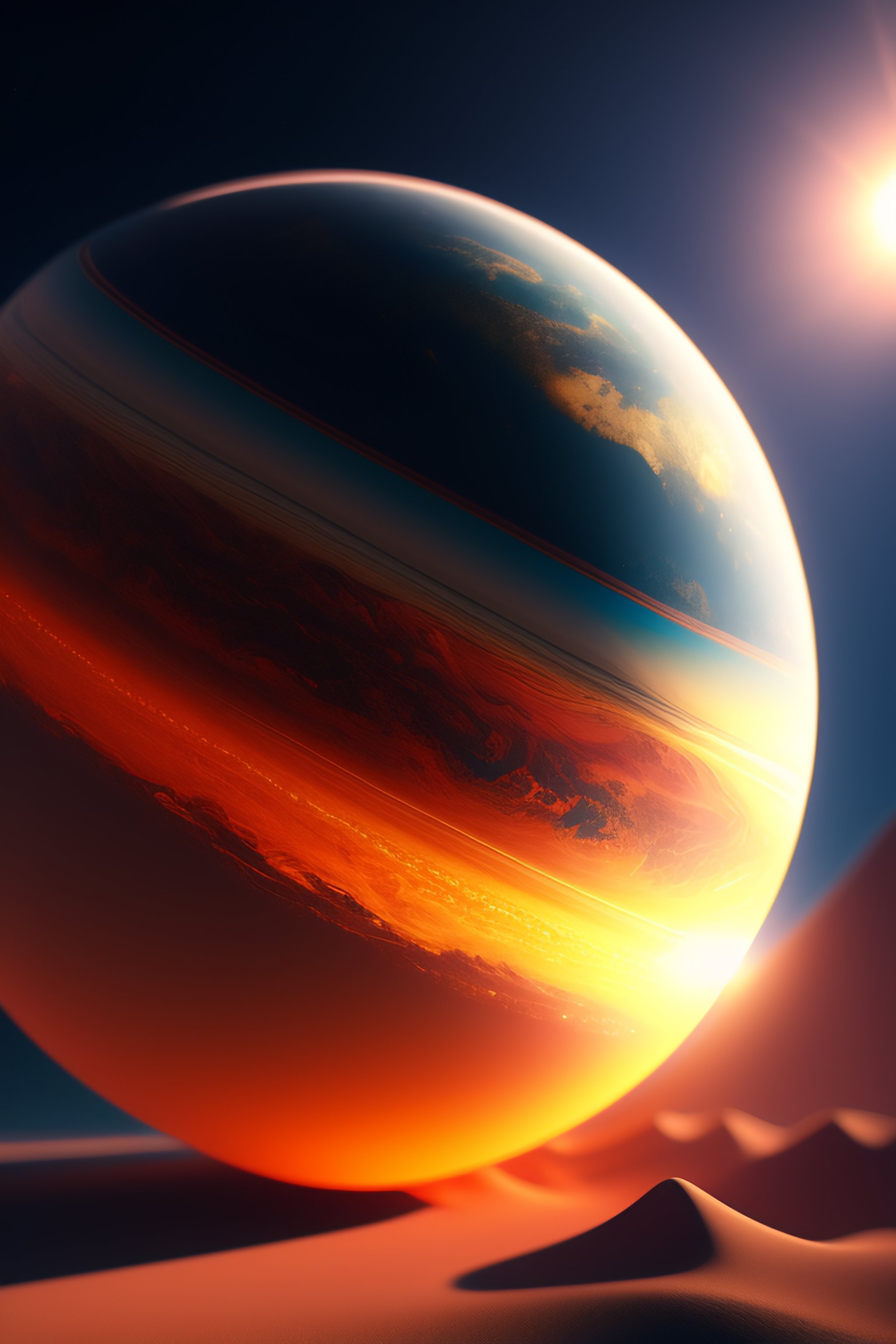 Lexica - Planet, Microscopic, close shot, realism, octane render, 8k ...