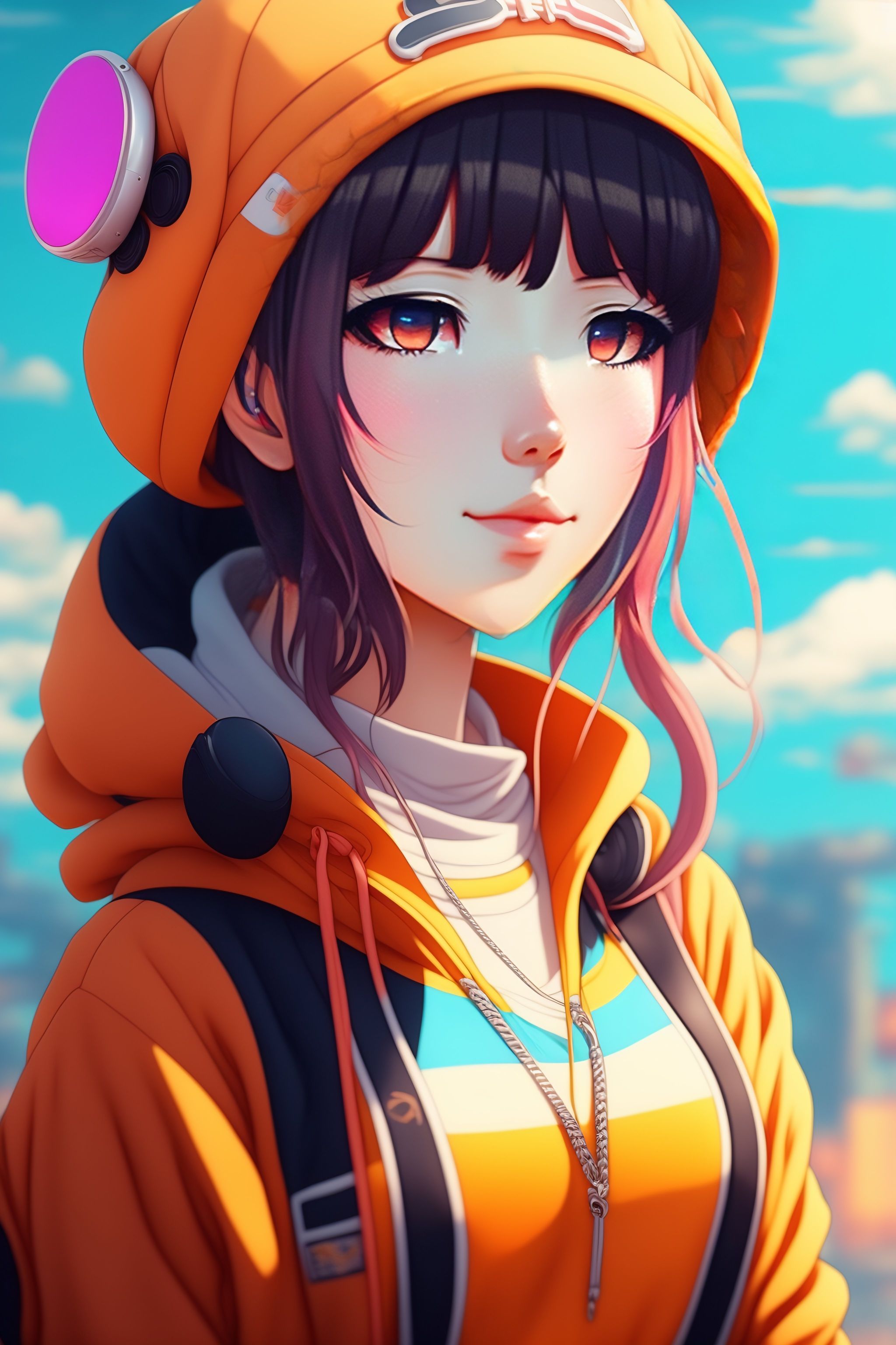 Lexica - Anime lofi girl