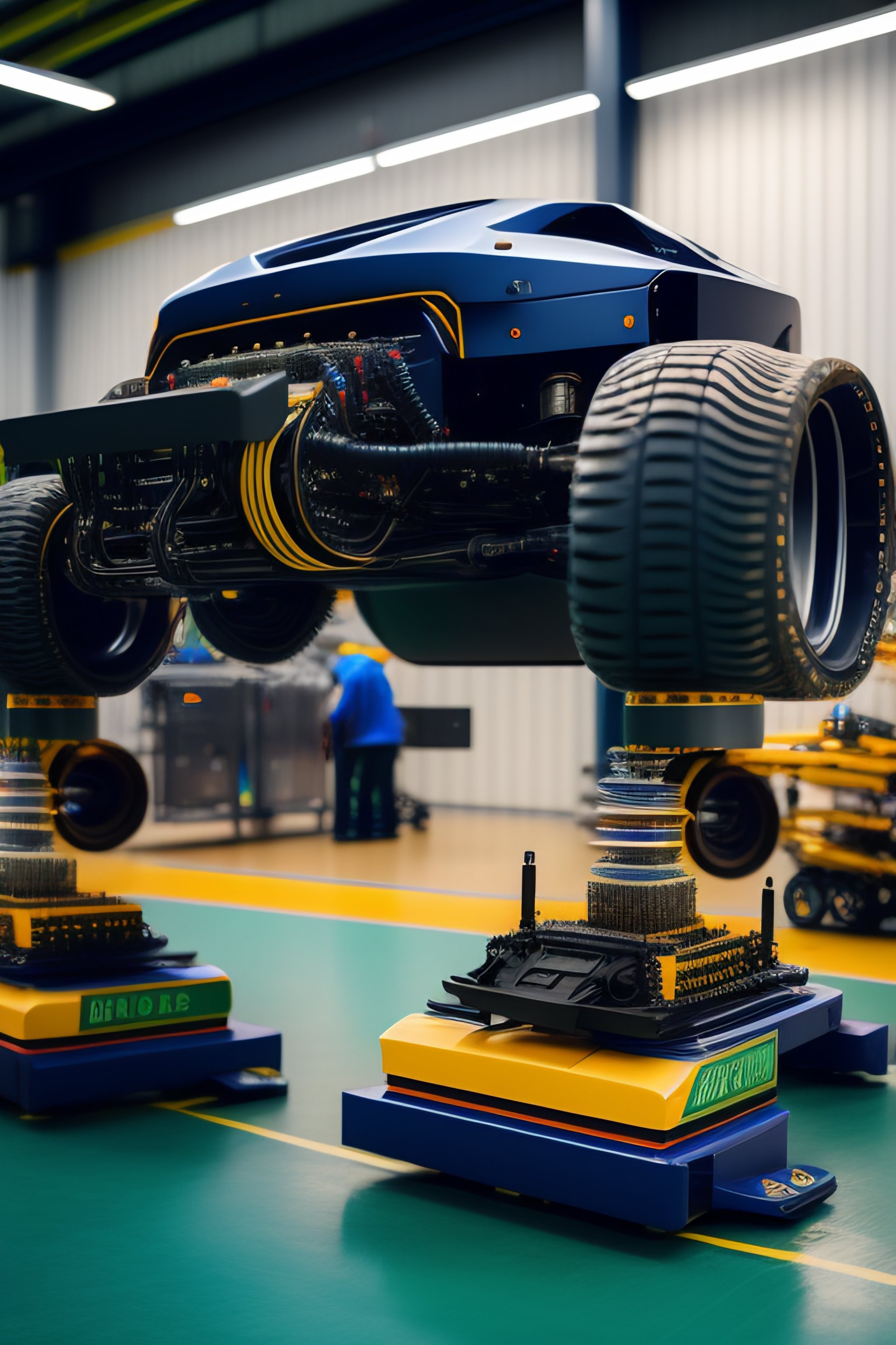 Lexica - Crazy mechanic in robotics with a Stand Assembly Line