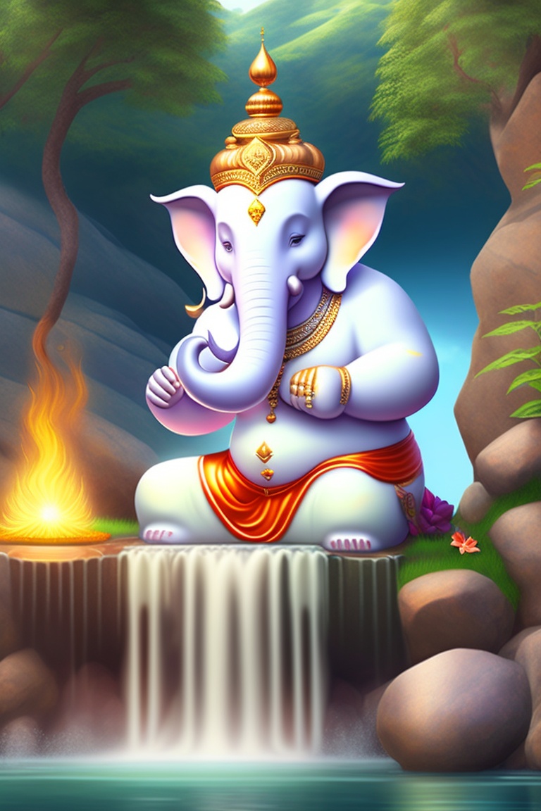 God Ganesh Animation Wallpaper