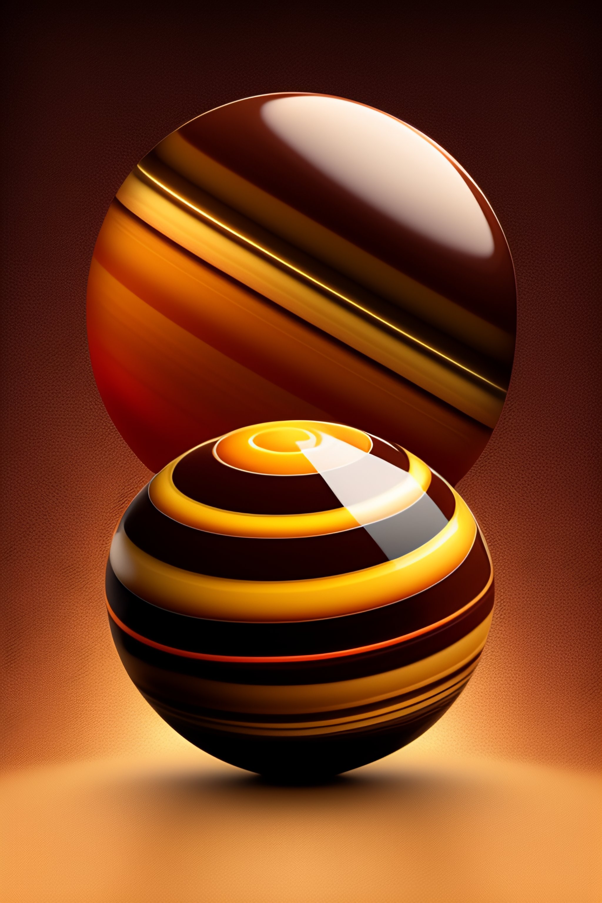 Lexica - Saturn planet chocolate candy, vector illustration