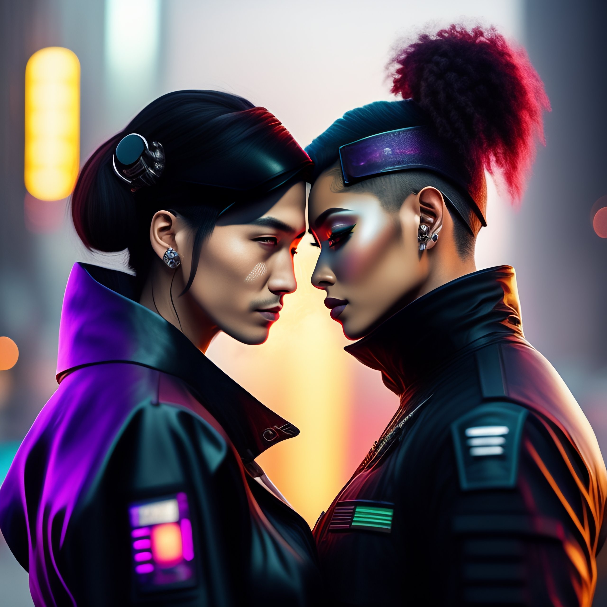 Lexica - Cyberpunk couple