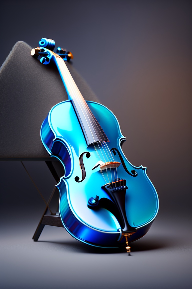 Lexica - Playing music,violin, blue bee