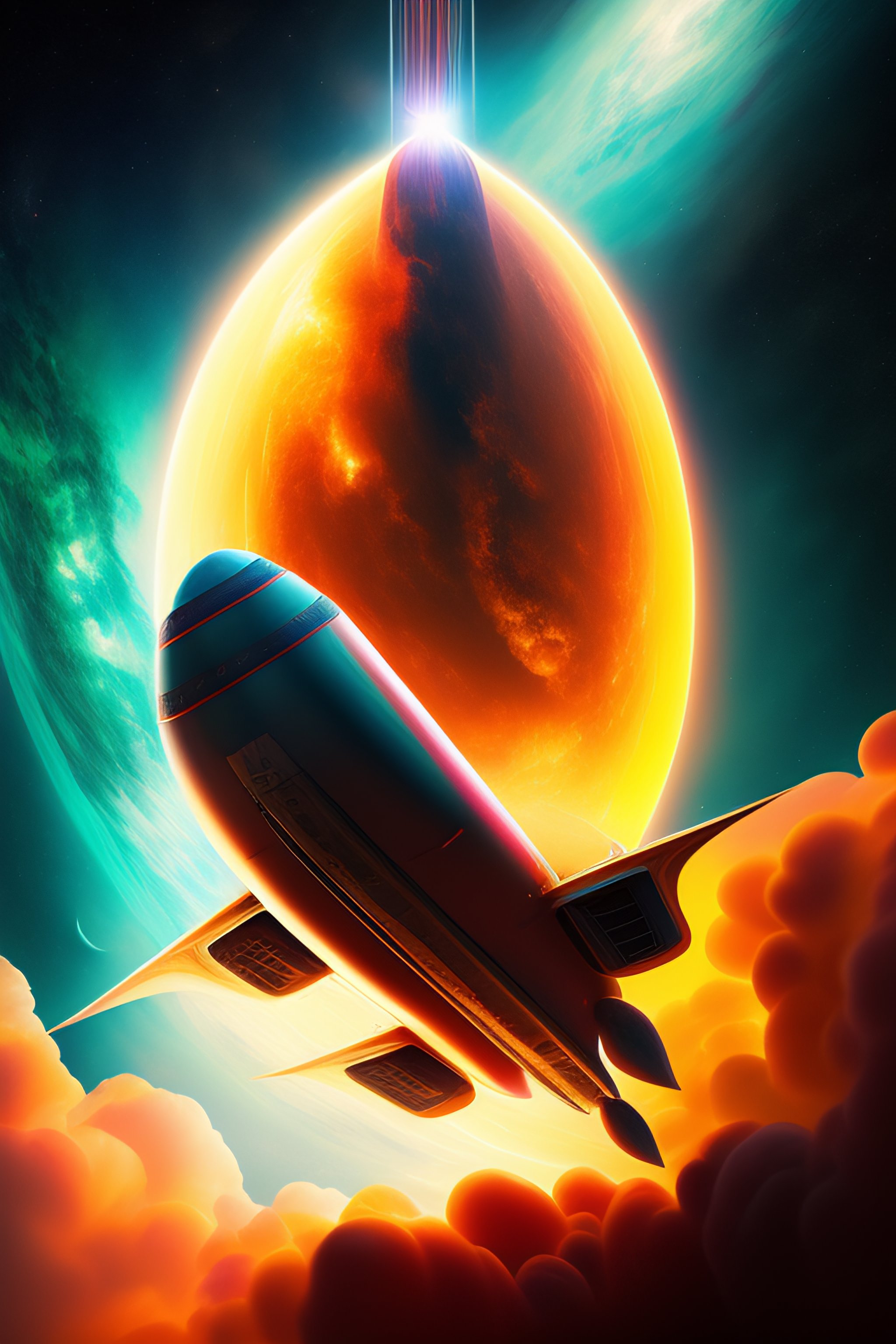 Lexica - Spaceship exploding