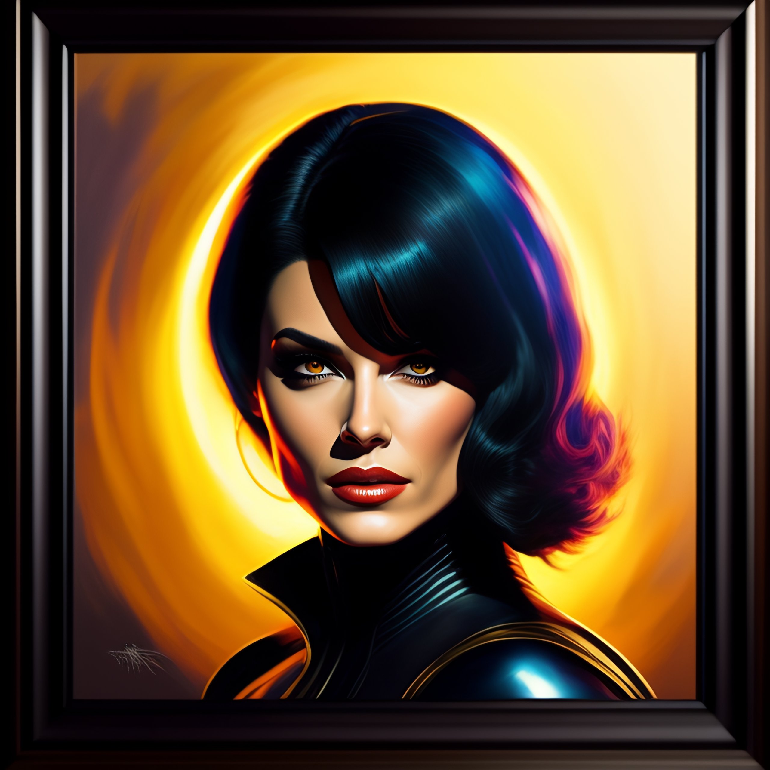 Lexica - Pixar: oil painting portrait of Rogue from Marvel's X-Men ...