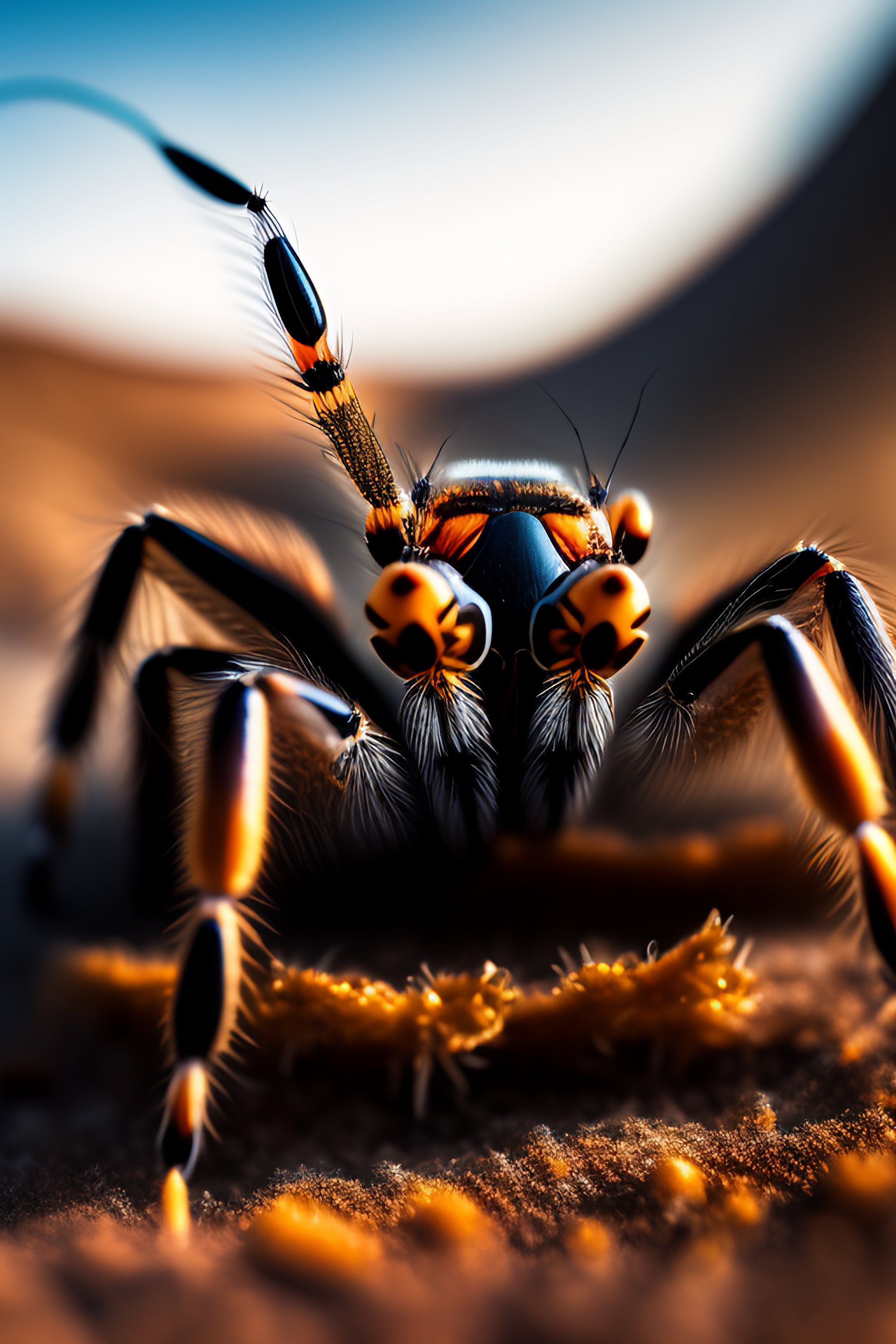 Lexica - Portrait of an 8 legged monster
