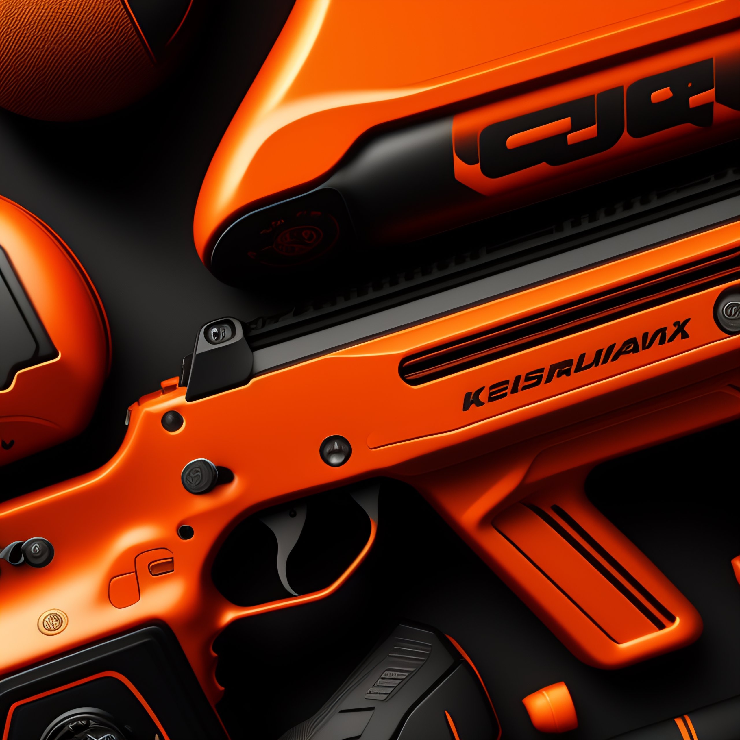 Lexica - CS-GO deluxe background pattern, hollographic orange details ...