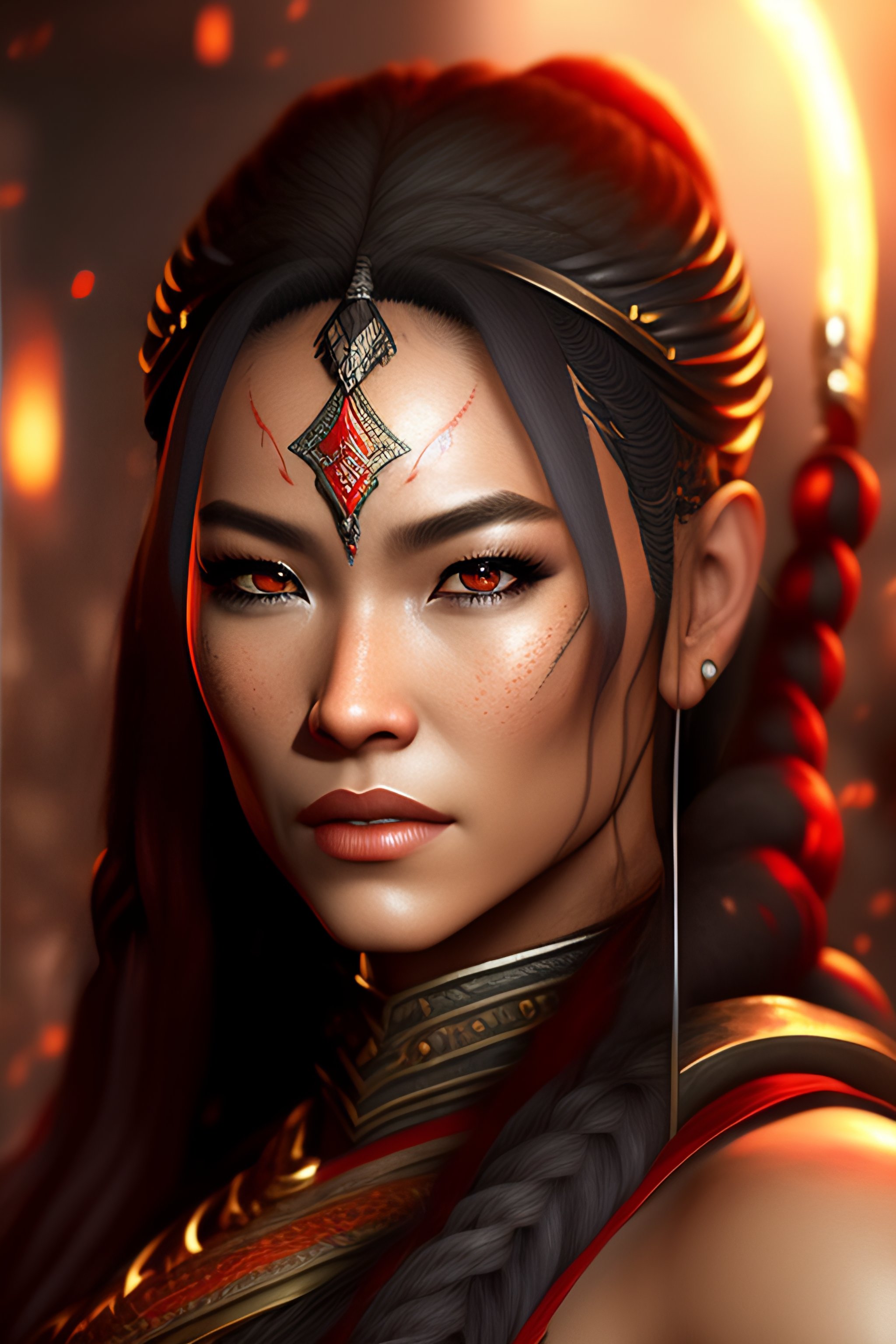 Lexica - Female character god of war ragnarok