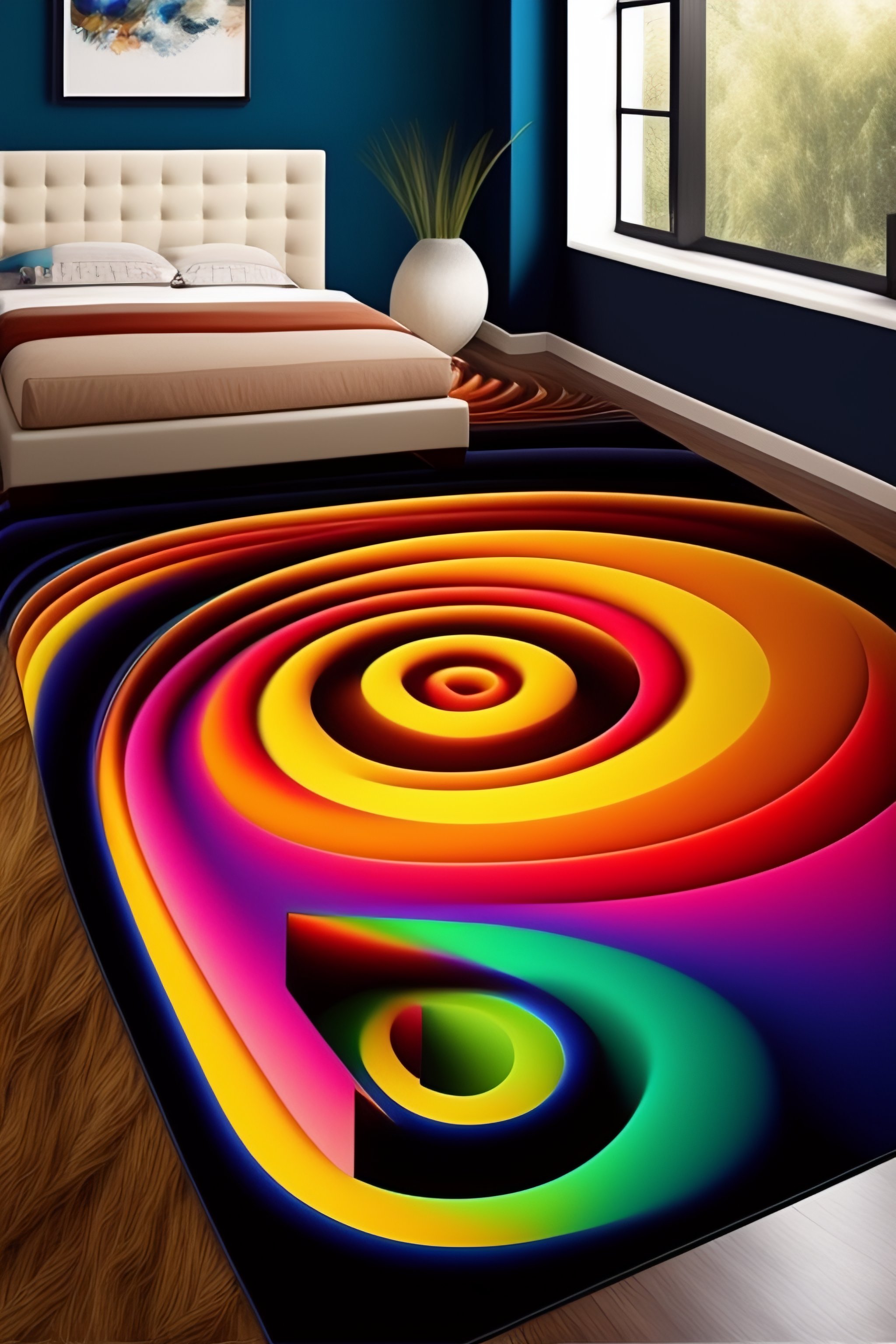Lexica - 3d rugs illusion abstract