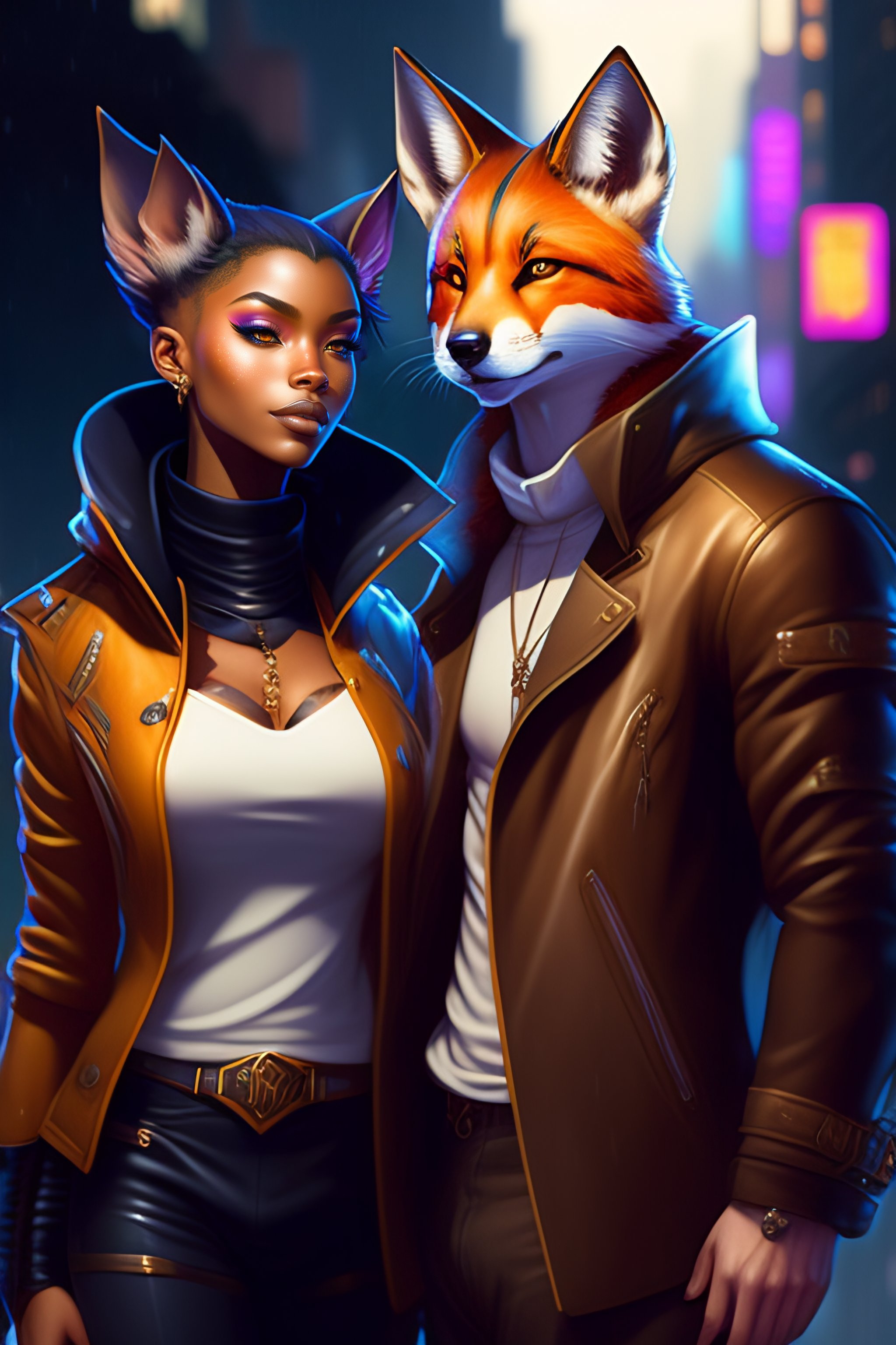 Lexica - Award winning beautiful portrait commission of a gay couple of ...