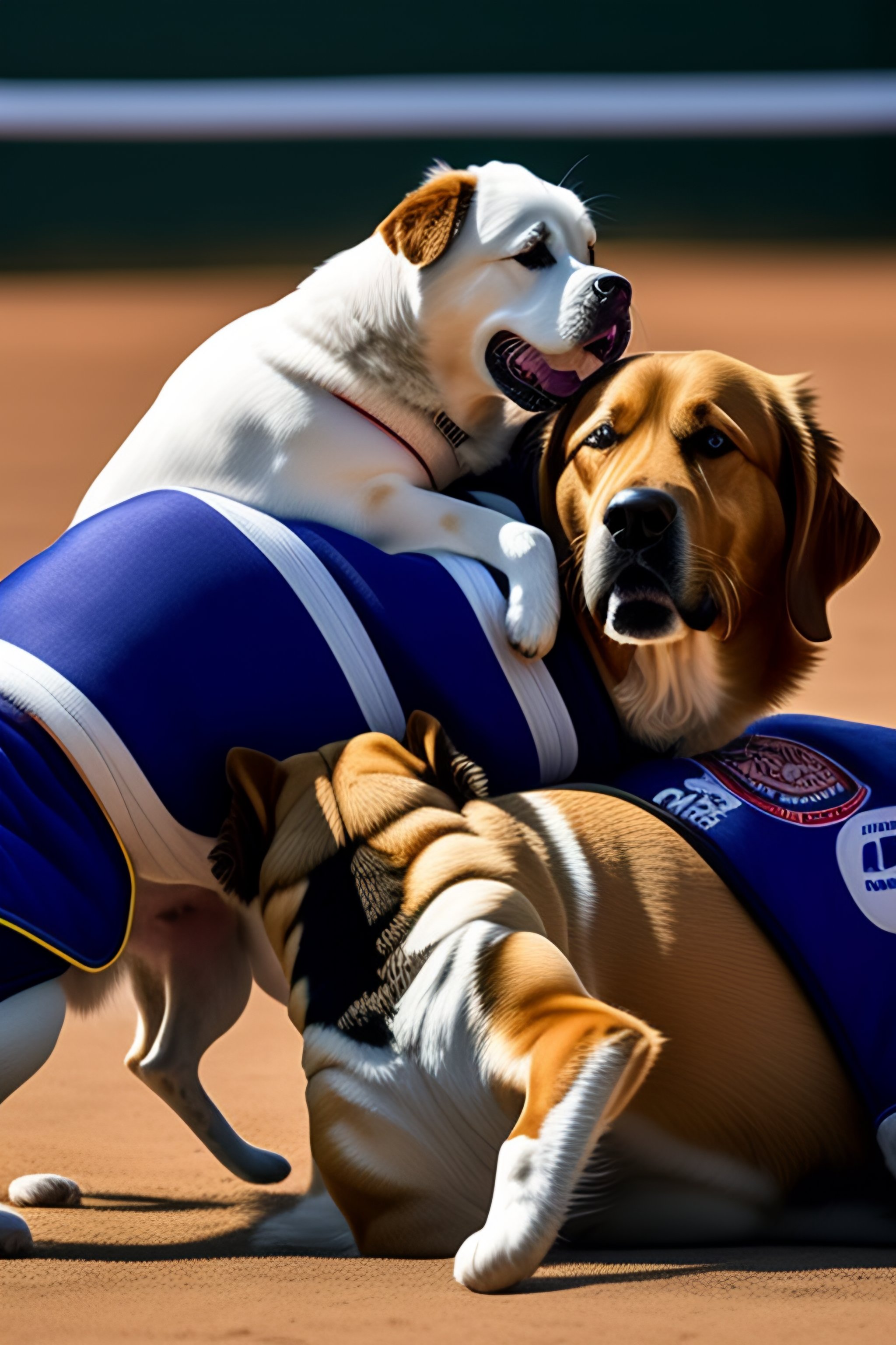 Lexica - Dogs doing jiu jitsu