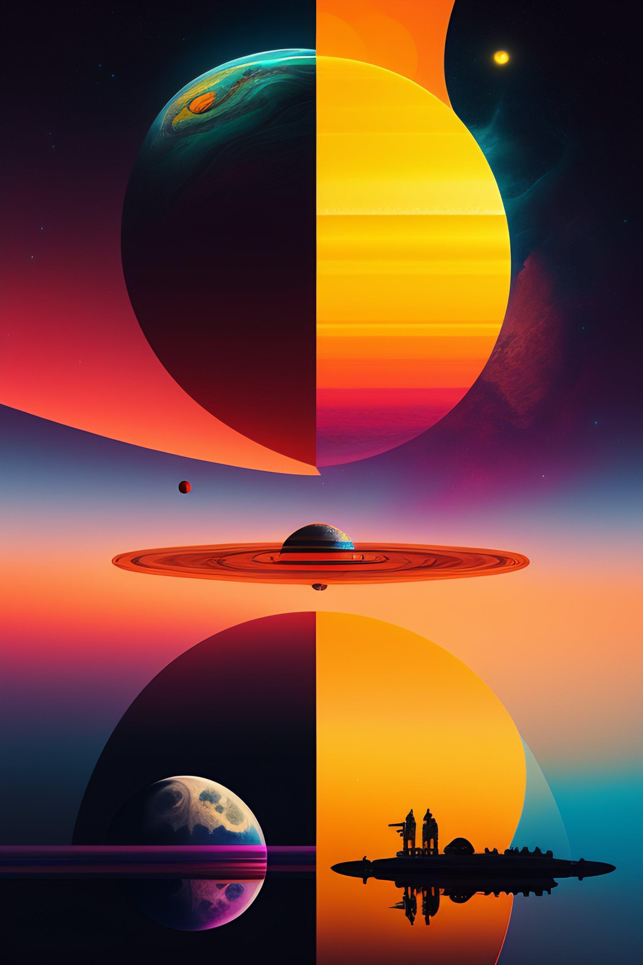 Lexica - Portrait a Lost astronaut in Jupiter, epic scene,displaying in ...