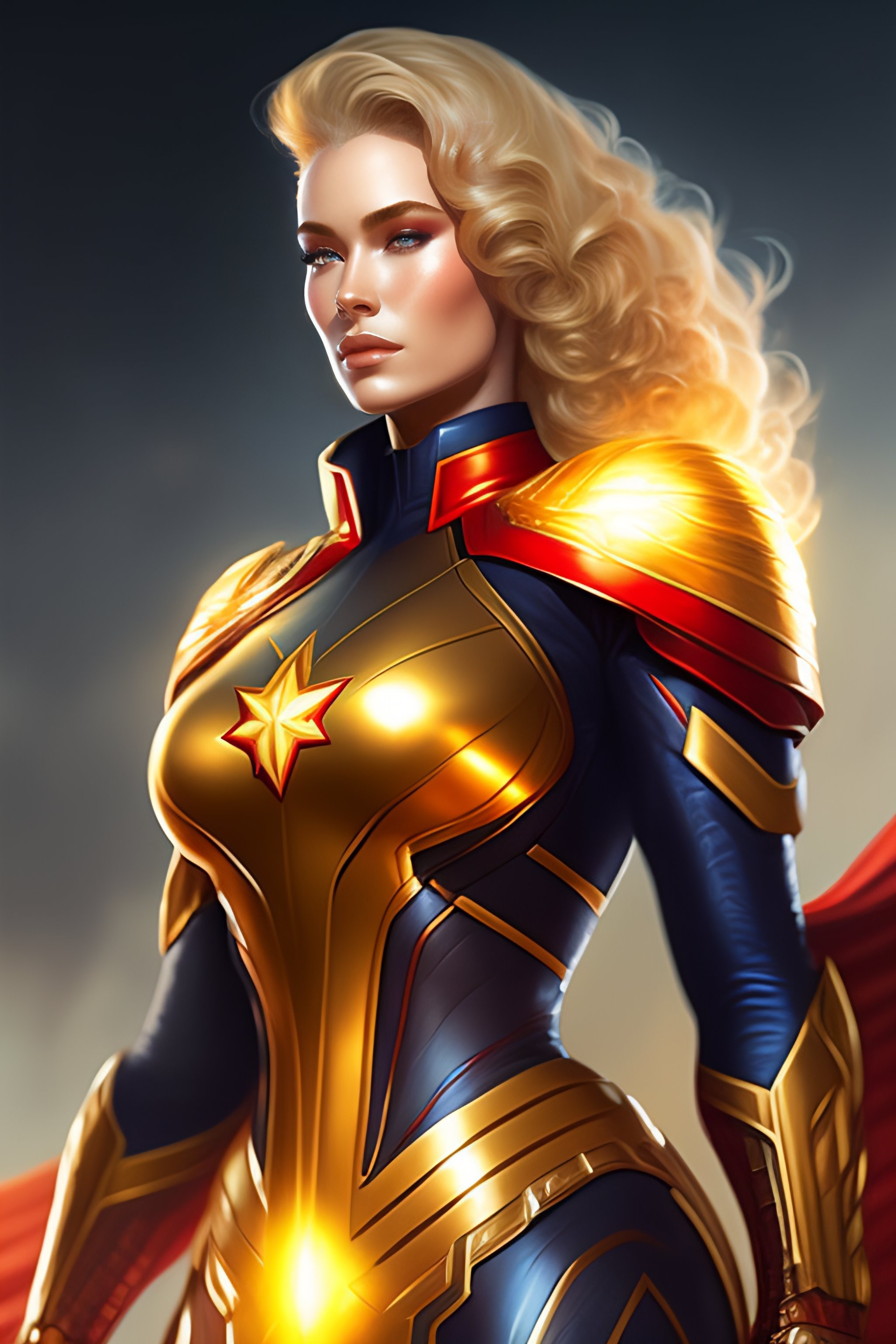 Lexica - Genetically augmented super soldier CAPTAIN MARVEL as a male ...
