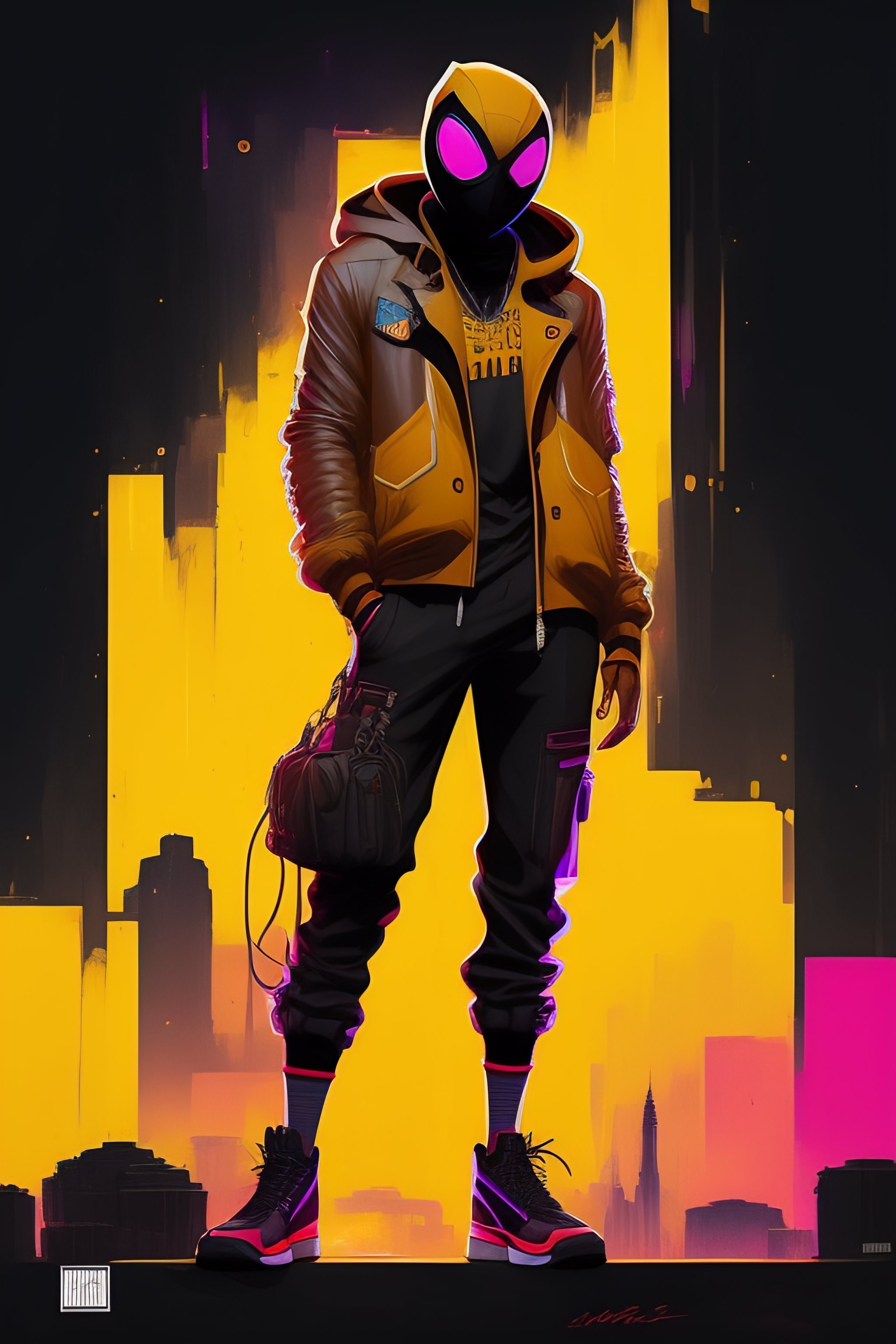 Lexica - Full body highly detailed portrait of miles morales from ...