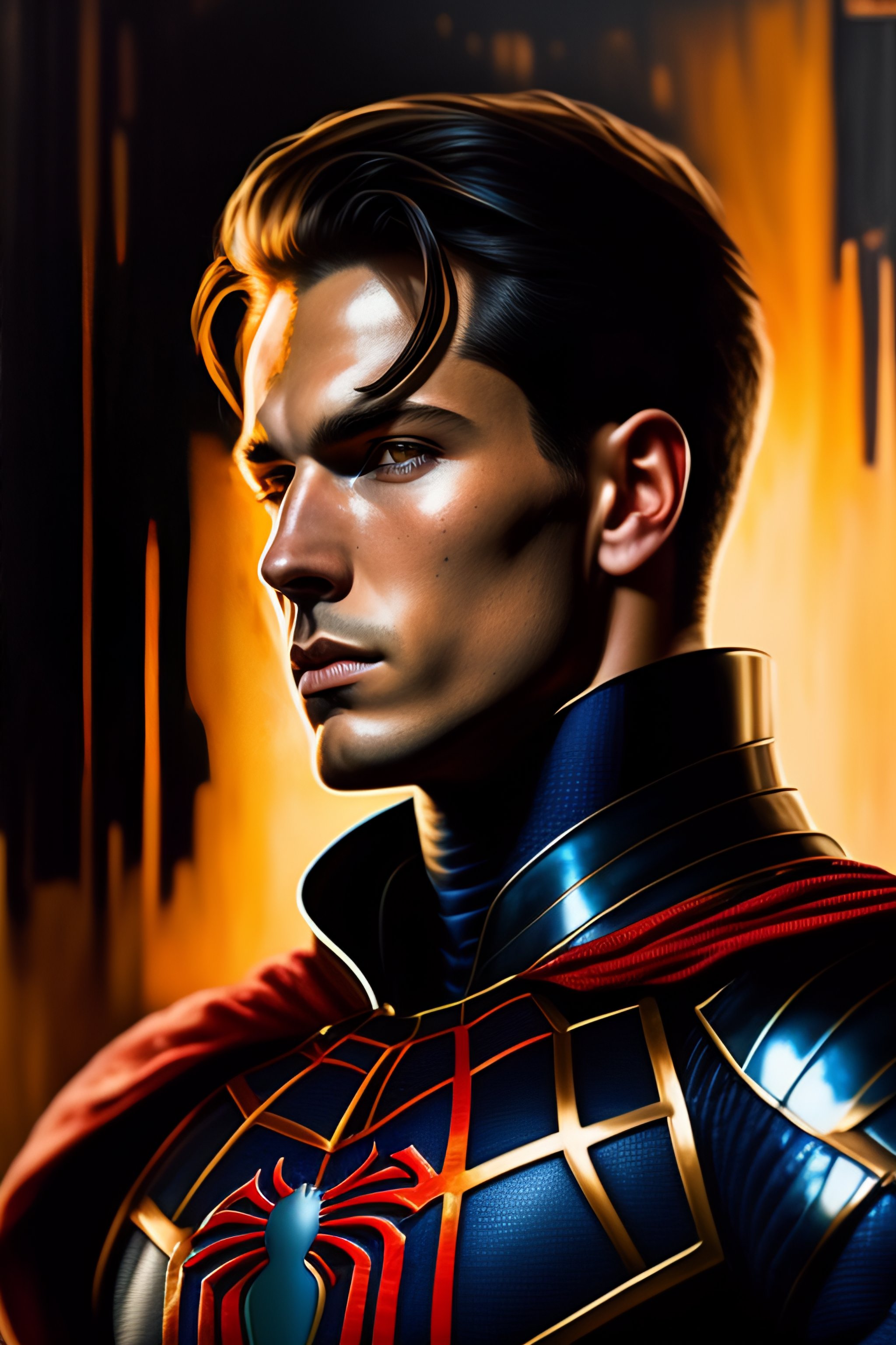 Lexica - Analog style, analog style, epic rebellious spiderman portrait ...