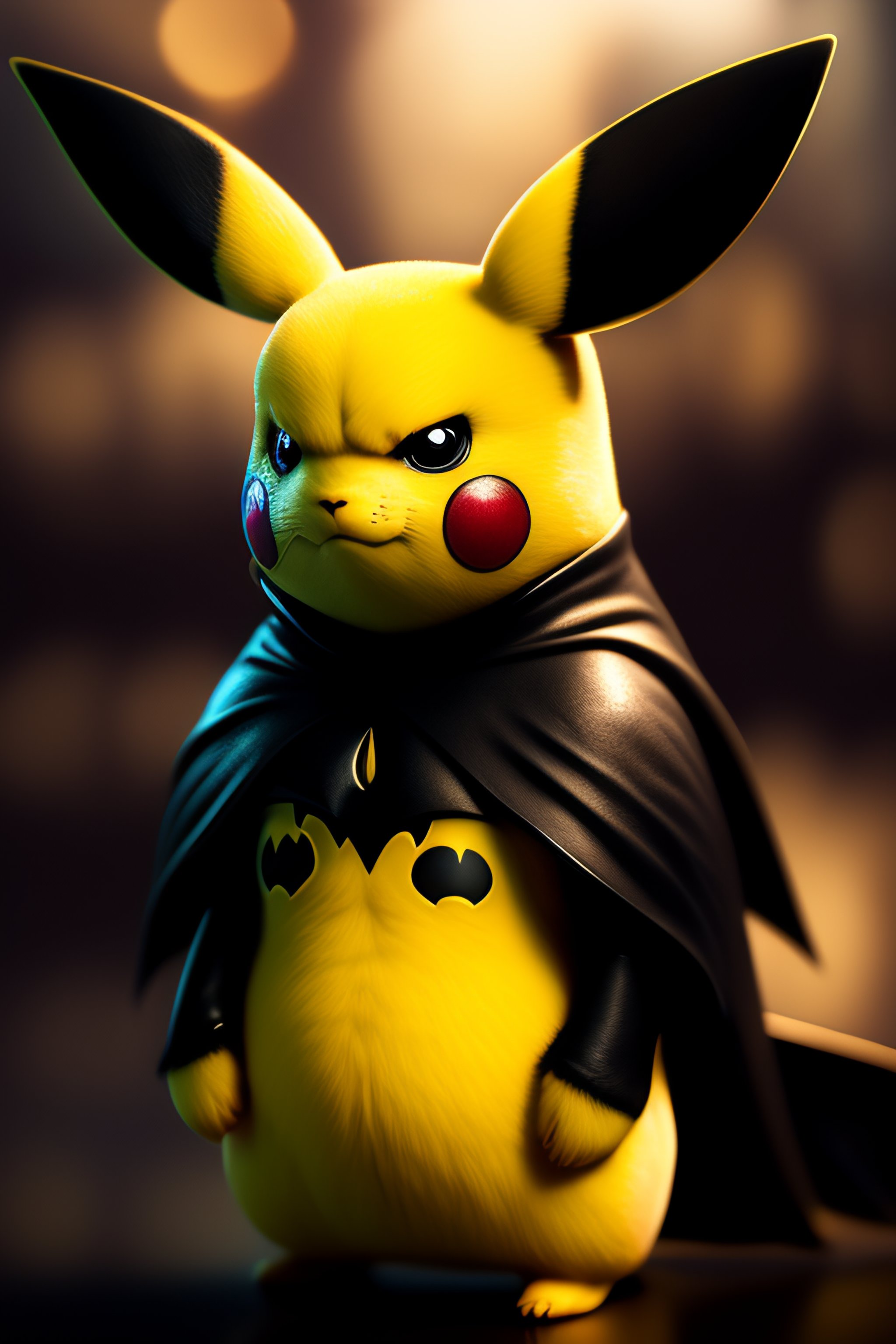 Lexica - Pikachu batman