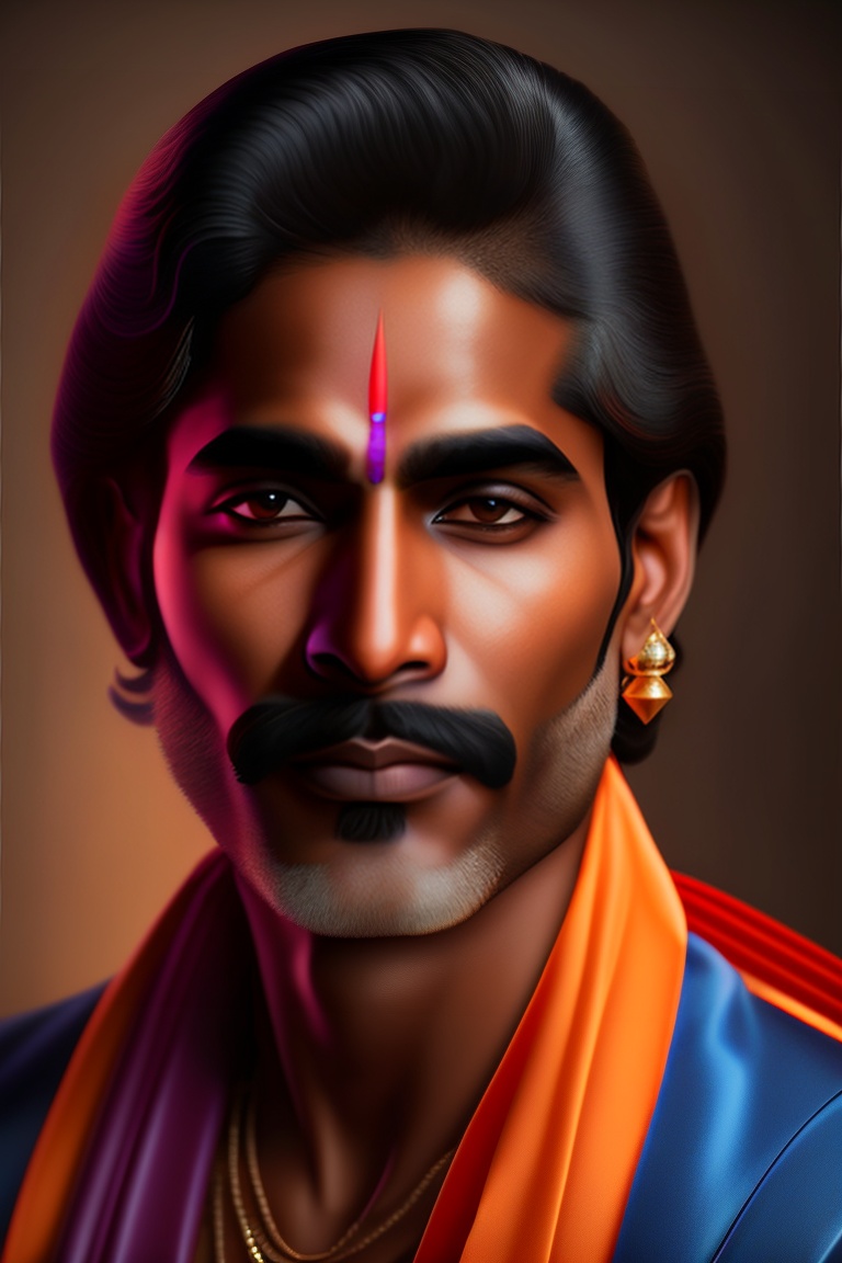 Lexica - Indian man , realistic photography