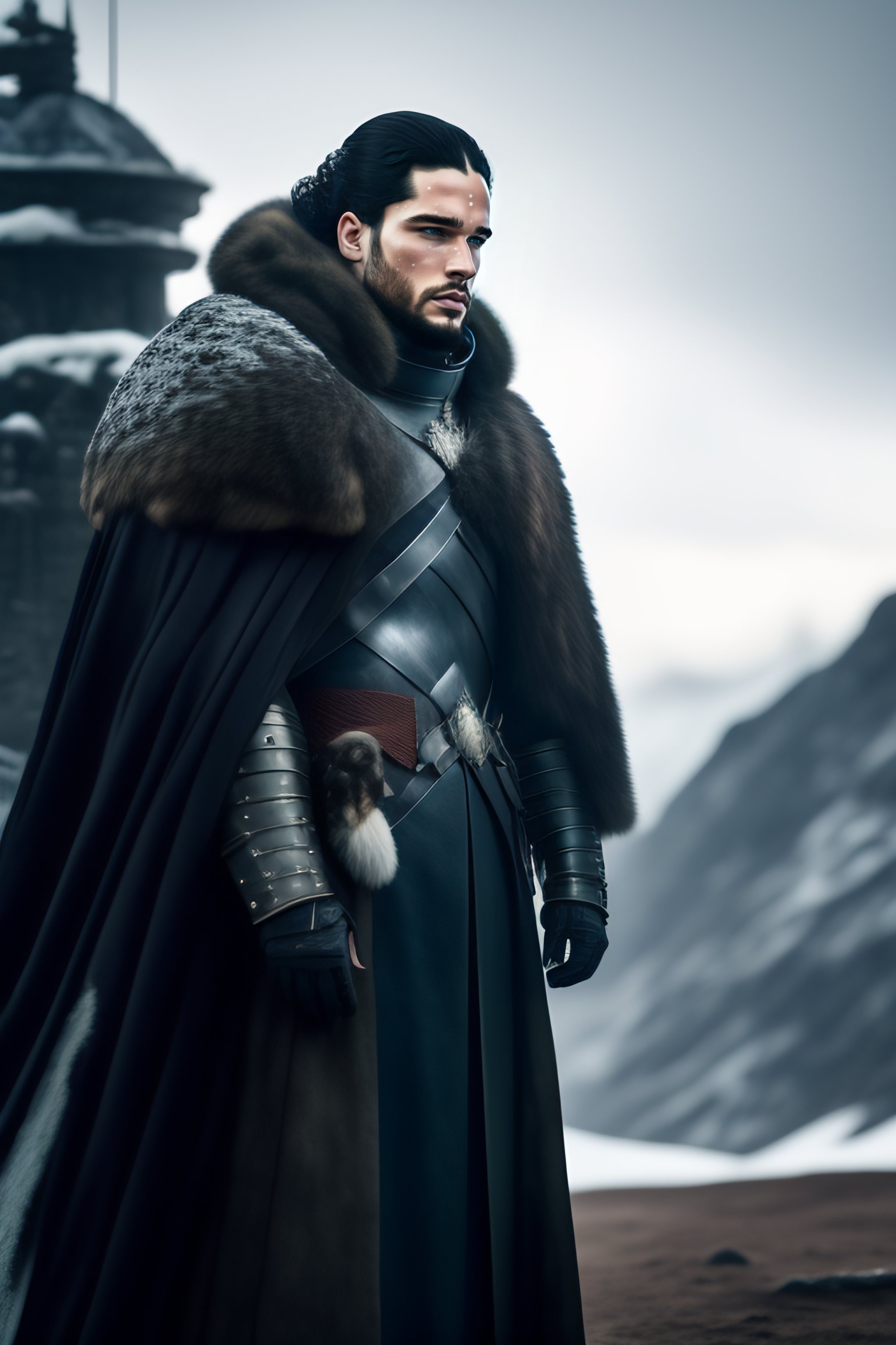 Lexica - Jon snow in a full metal suit armor sci fi, futuristic, 4K ...