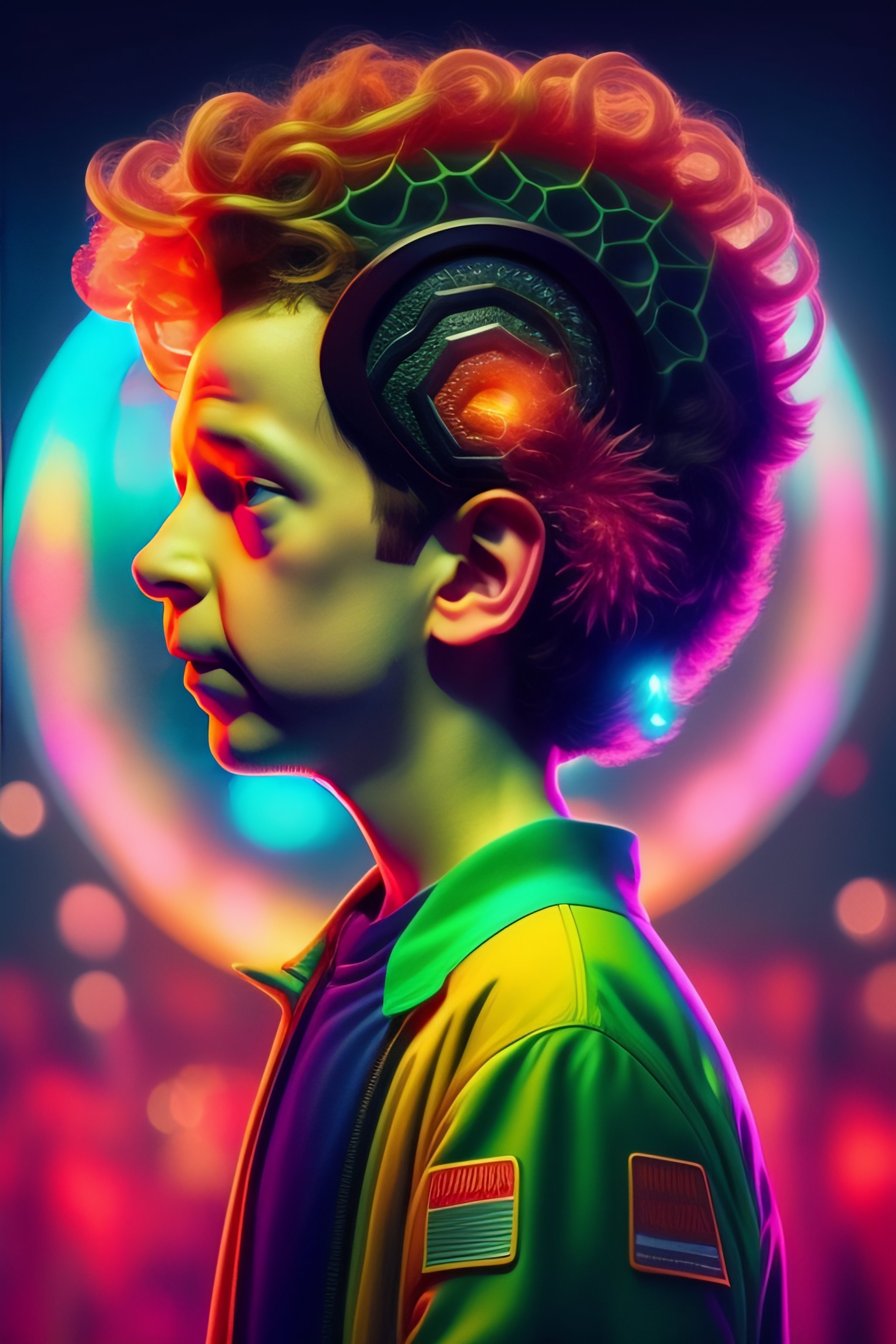 Lexica - Rick y morty escapando del demogorgon stranger things