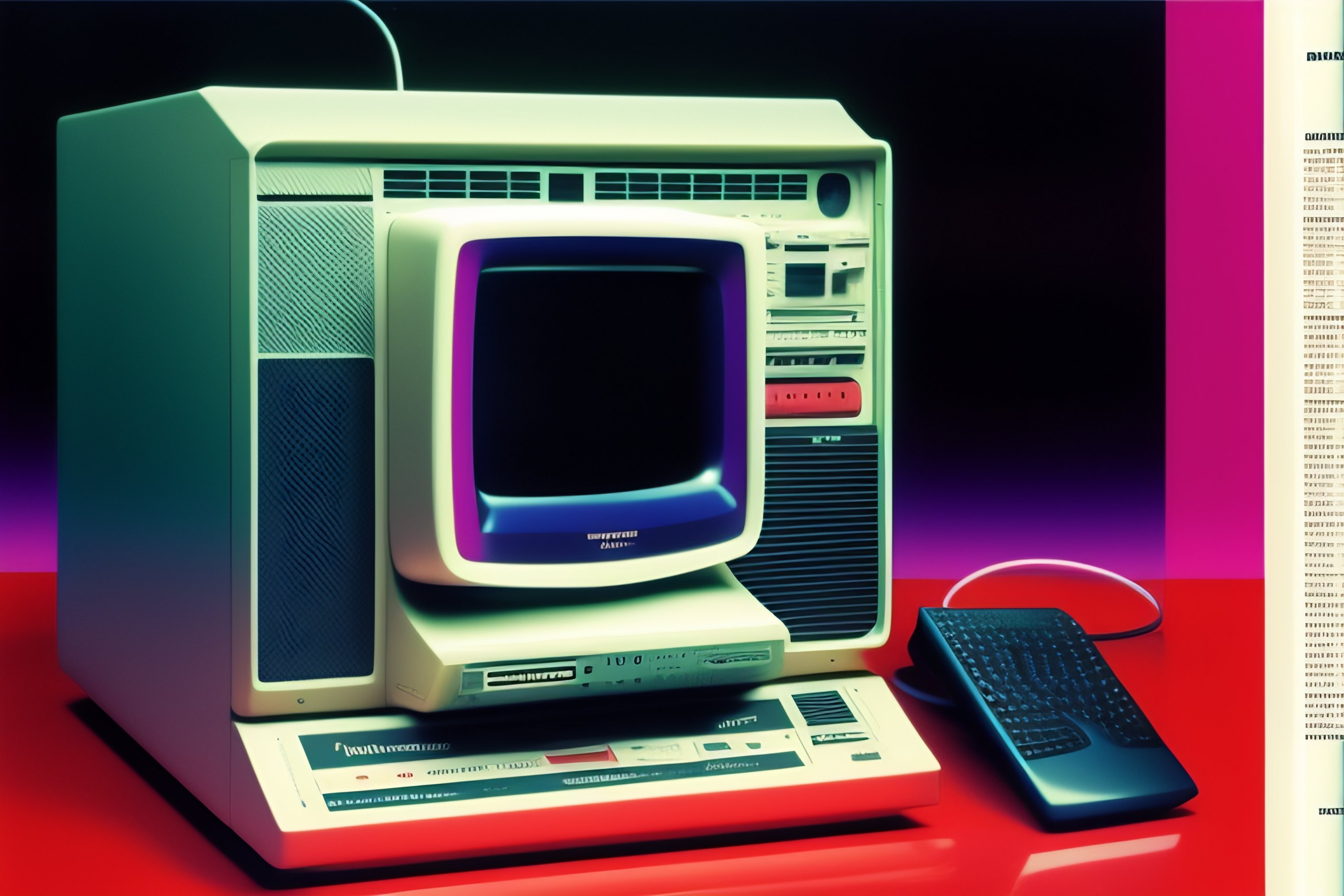 Lexica - Full - color 1 9 8 3 magazine advertisement for a retro ...