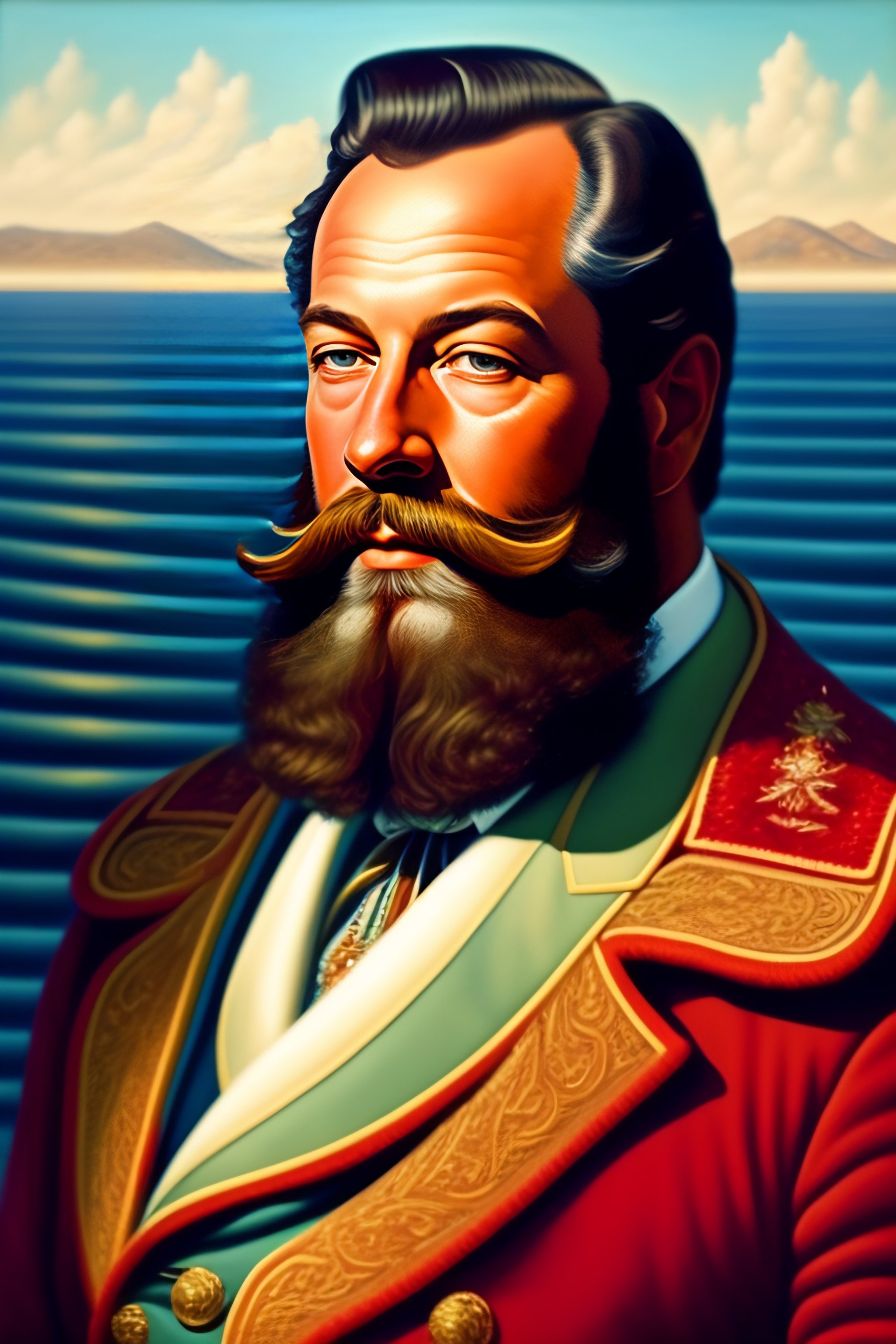 Lexica - Sea captain. rex harrison, trimmed beard, handsome, intricate ...