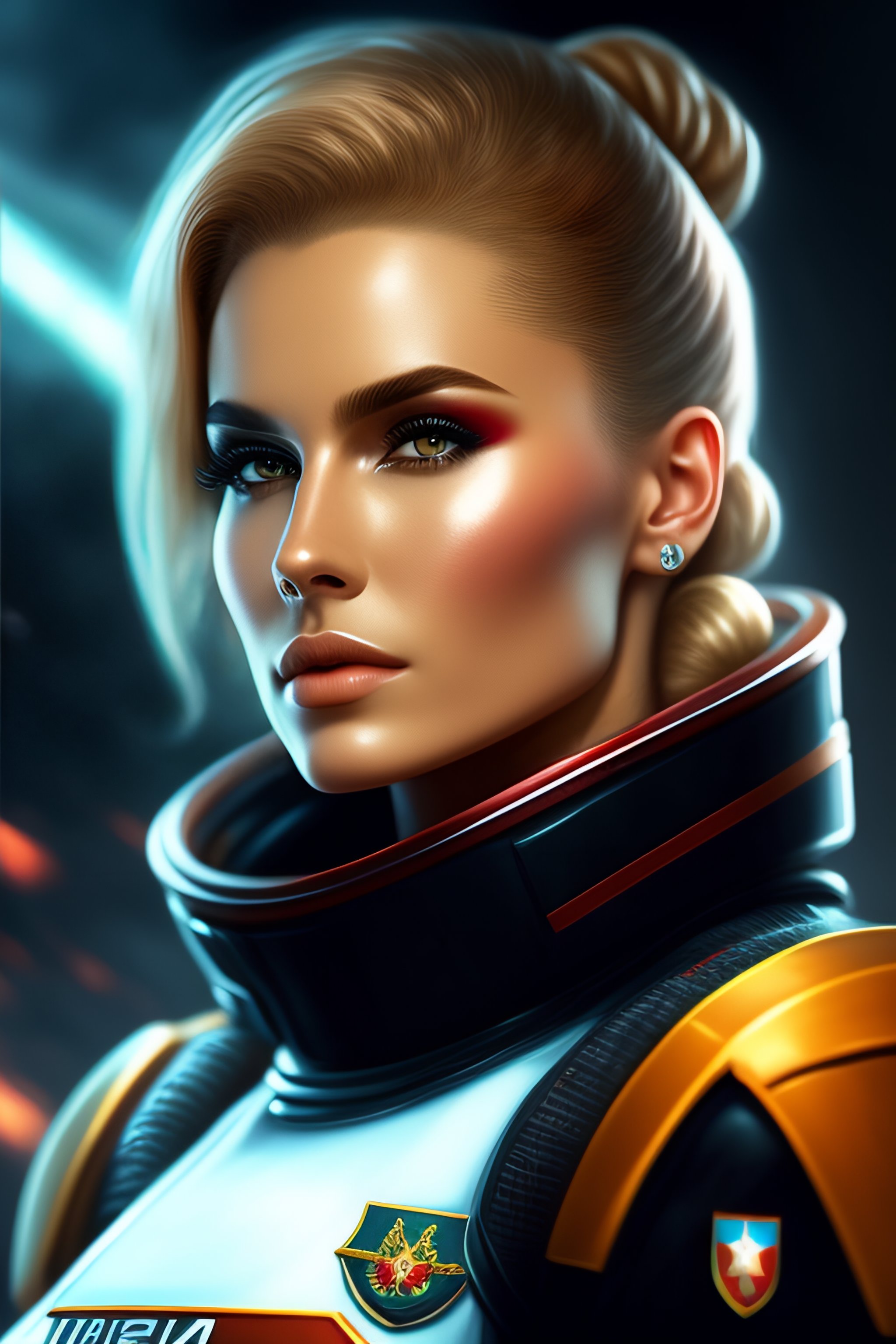 Lexica - Russian sci-fi soldier portrait