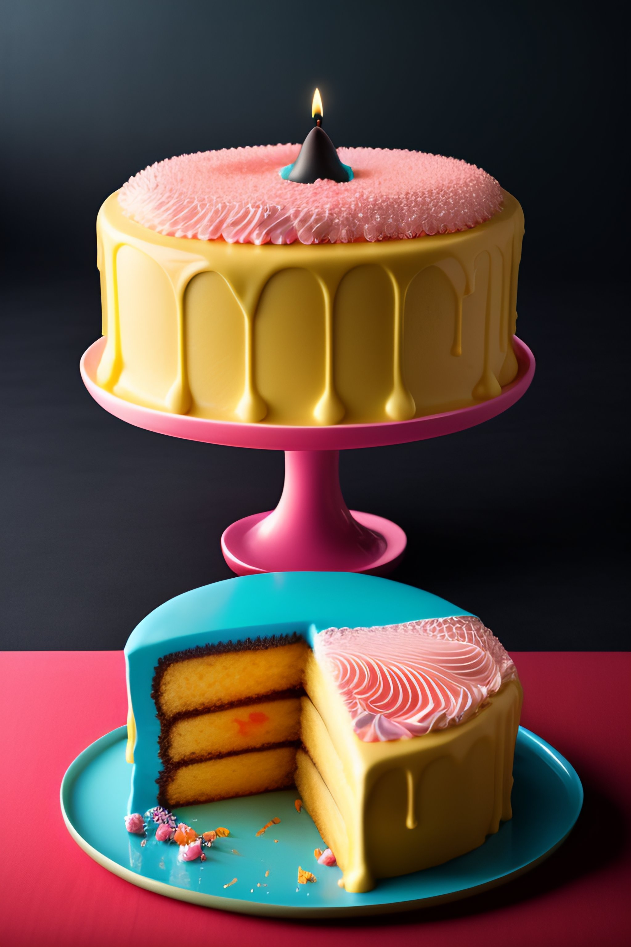 Lexica - Five year birthday cake