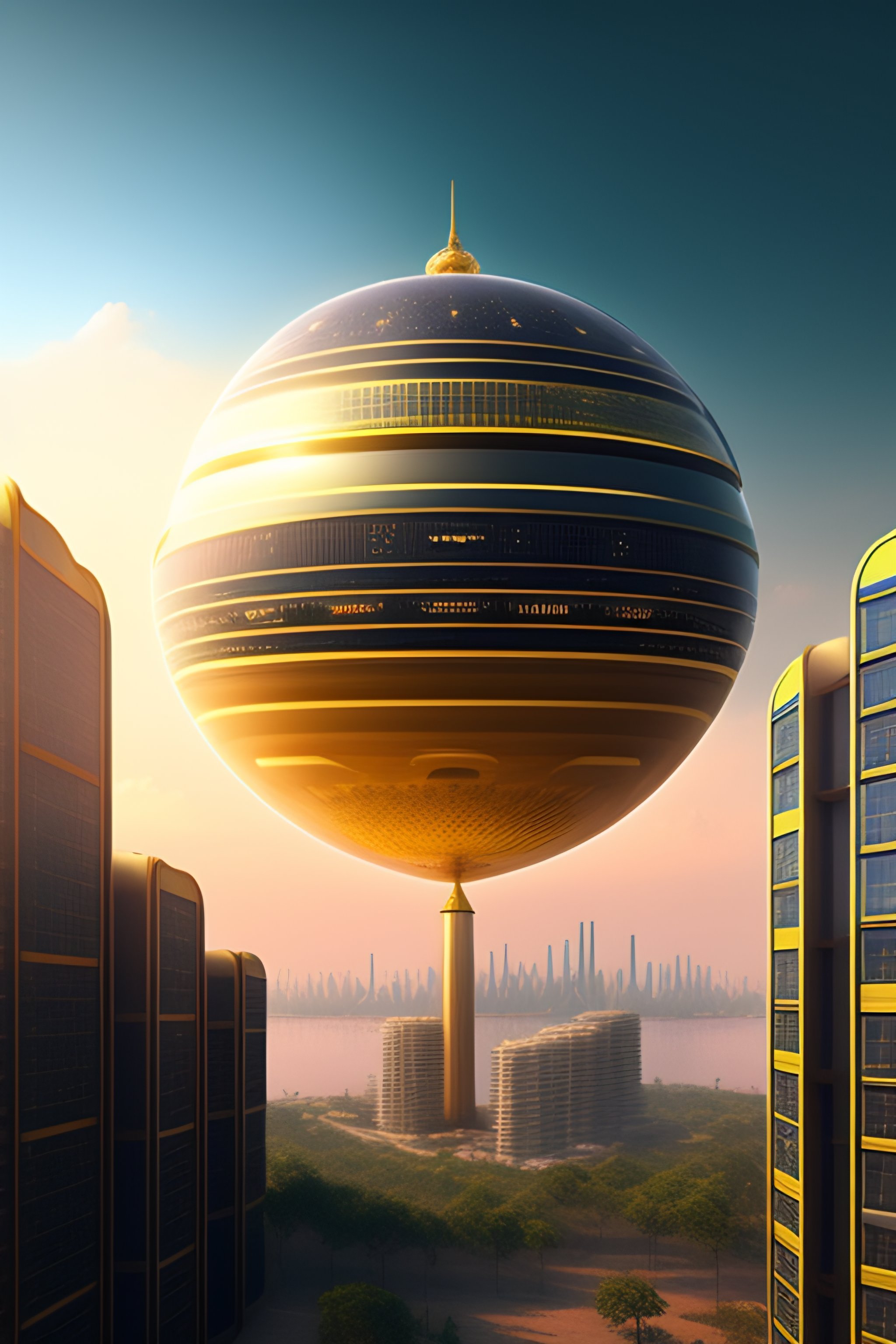 Lexica - A high tech solarpunk utopia in the Istanbul