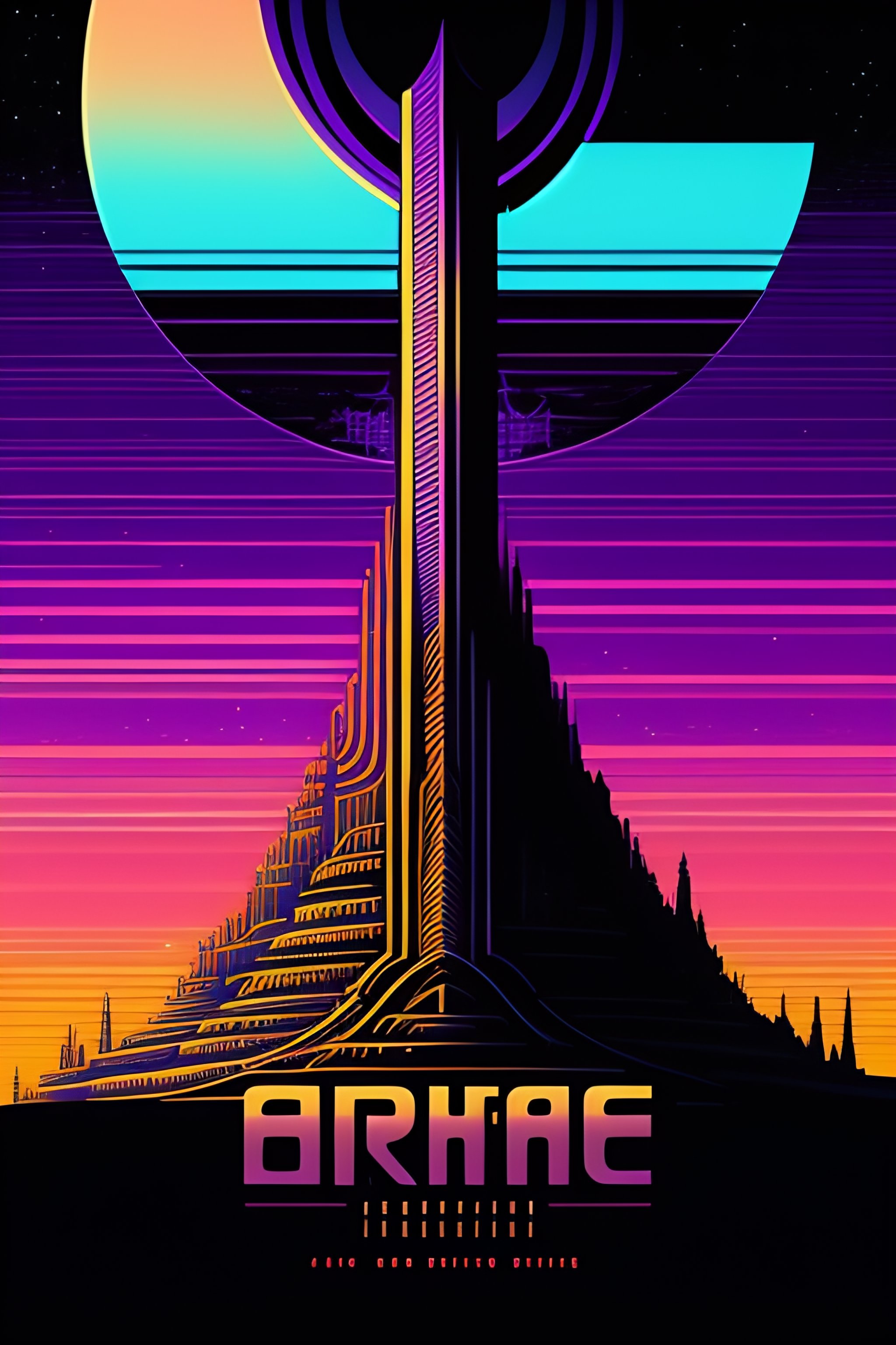 Lexica - Futuristic priest Cross-Over, logo design by Philippe Caza