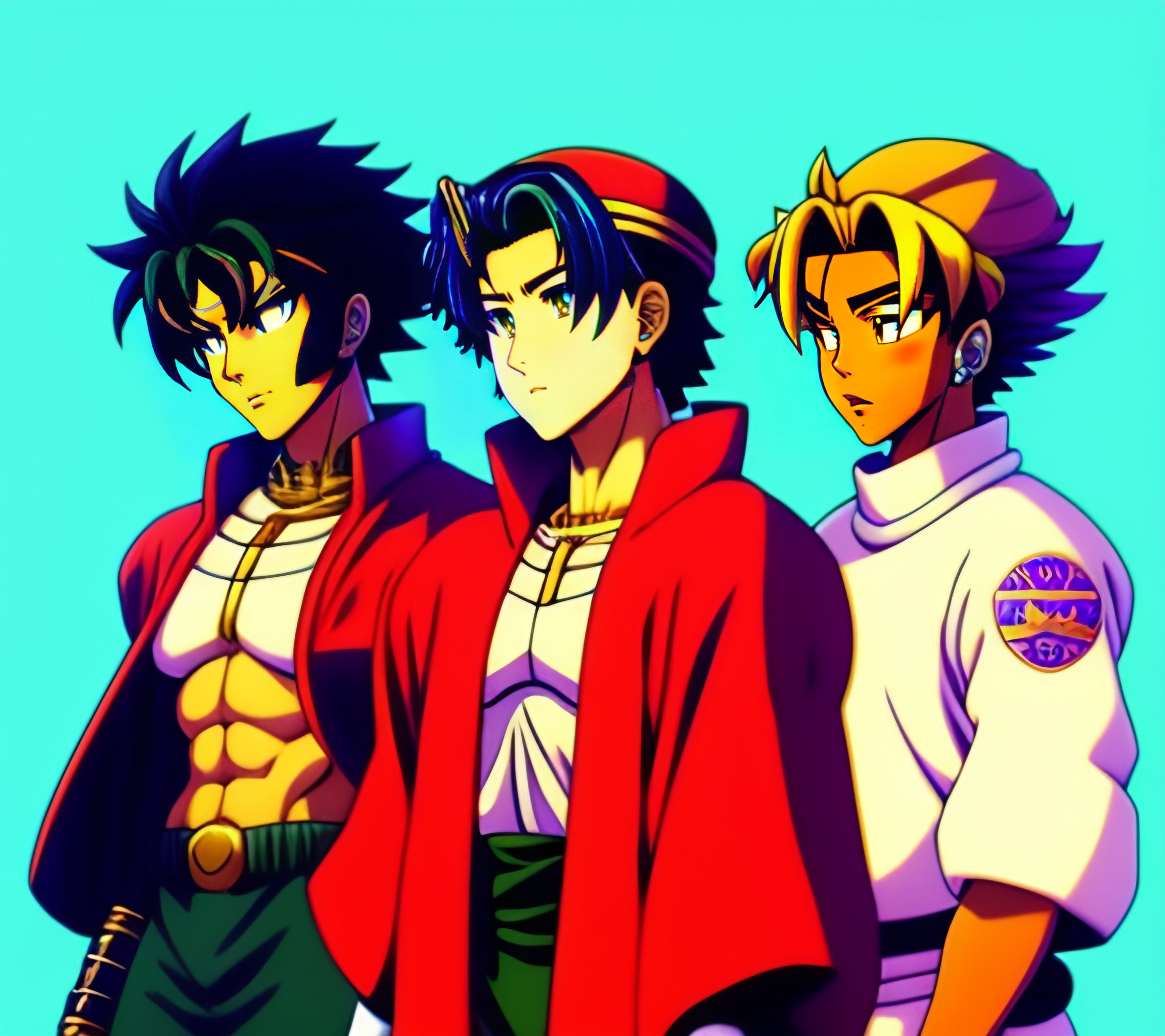 Lexica - The three wise men Vintage 90's anime style, retro.anime, sci ...