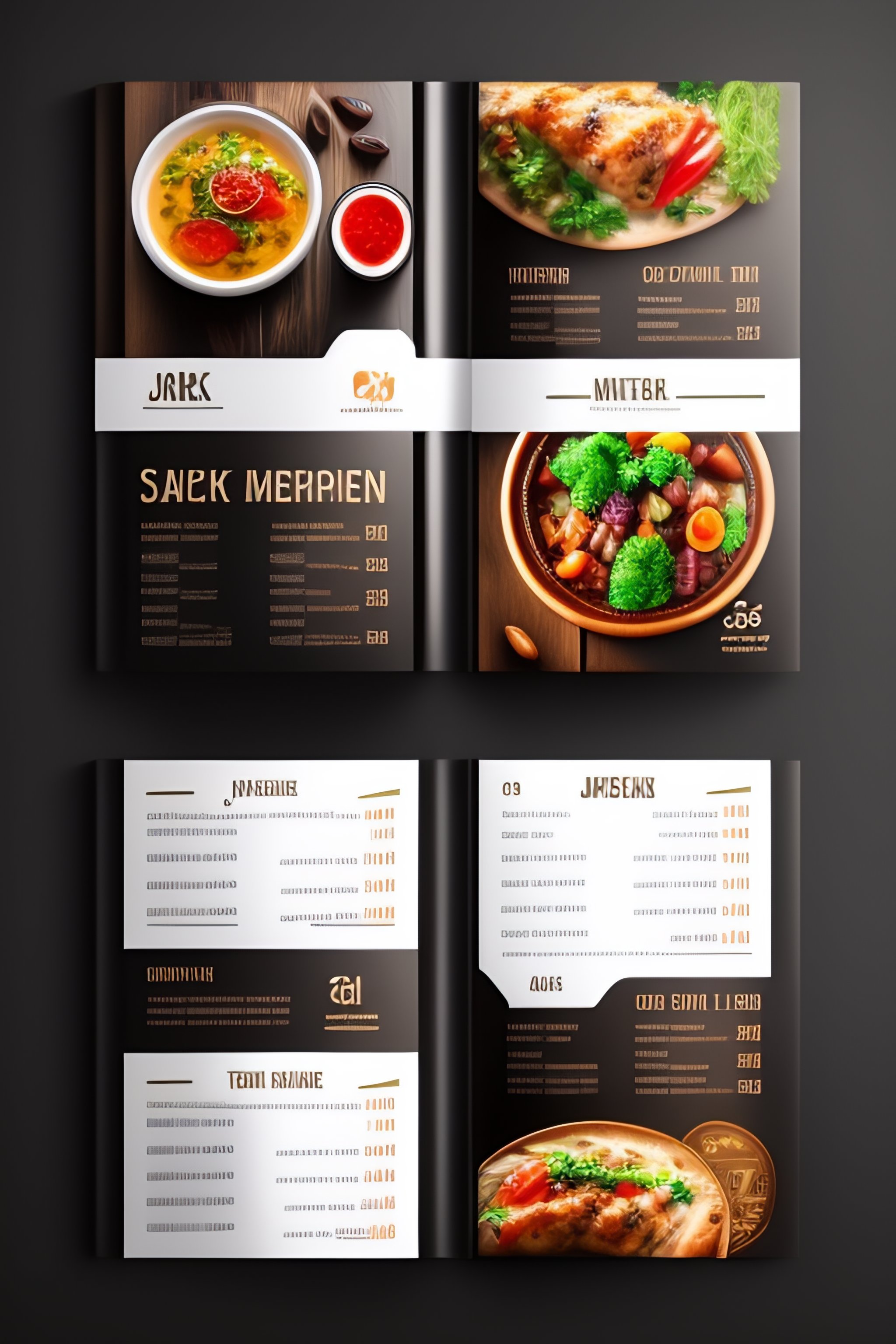 Restaurant Menu Templates Psd
