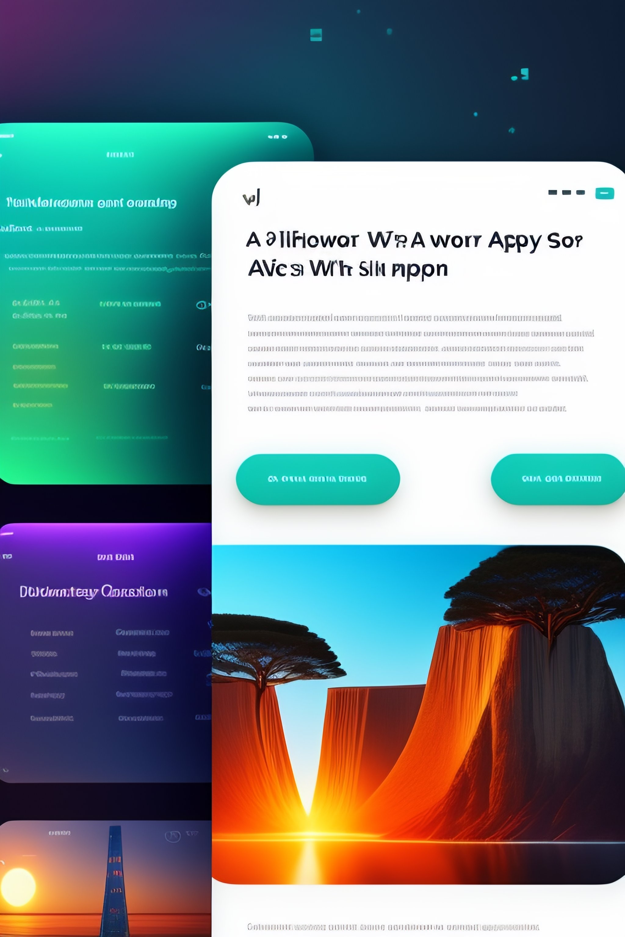 Lexica - A ui/ux welcome page for a cooperative society app