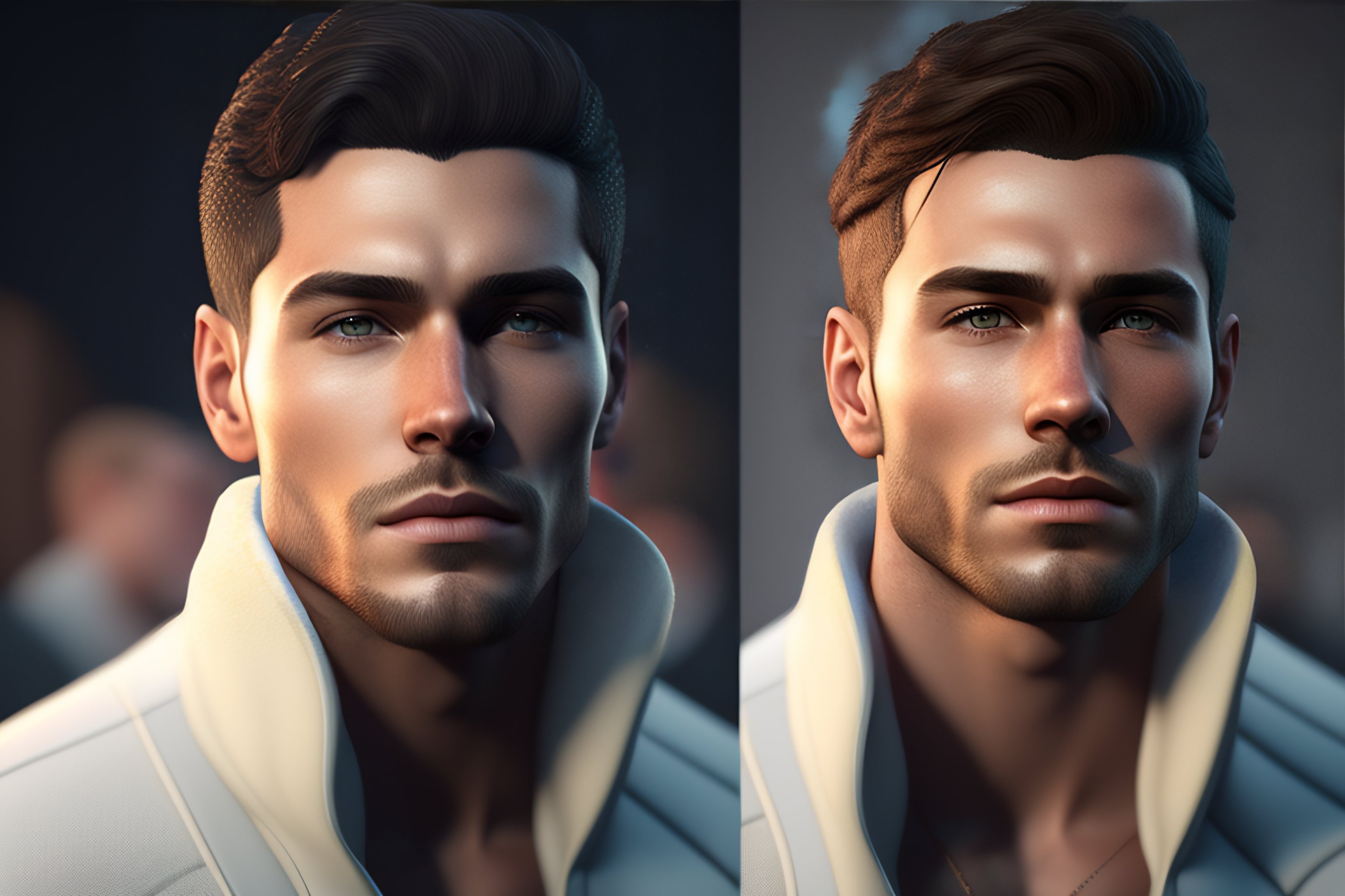 Lexica - White male sad, 3d render, medium shot, 8k, octane render ...